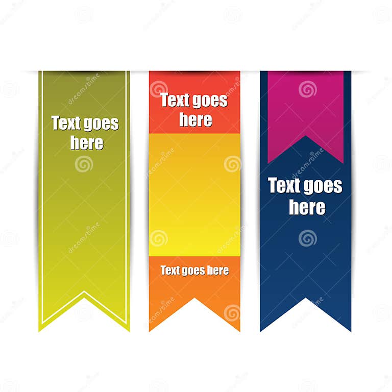 Empty Web Banners,labels,header or Tags for Your Advertisement Stock ...