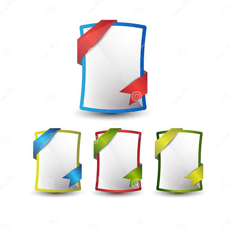 Empty Web Banners,labels,header or Tags for Your Advertisement Stock ...