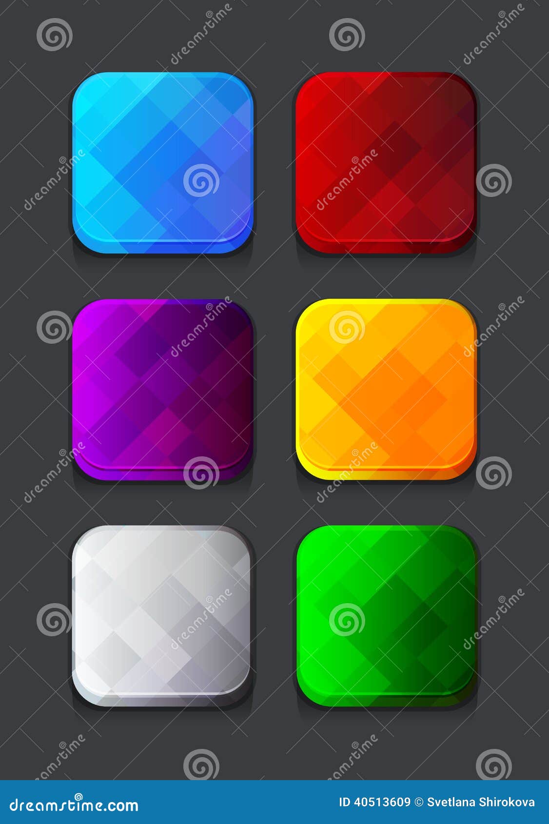 Empty web icons set stock illustration. Illustration of computer - 40513609