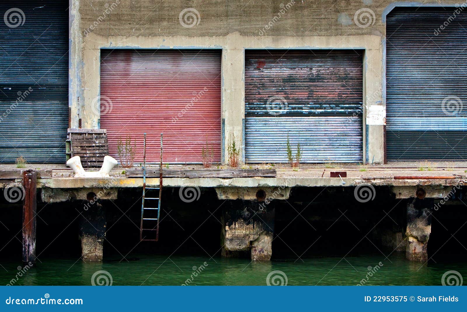 Empty Wharf stock image. Image of california, garage - 22953575