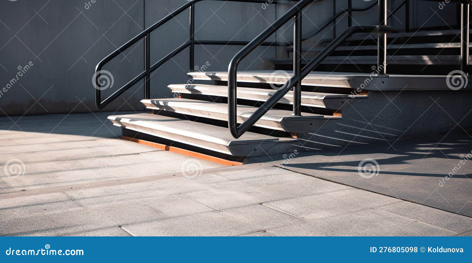 An Empty Wheelchair Ramp, Symbolizing the Barriers Faced by Individuals ...