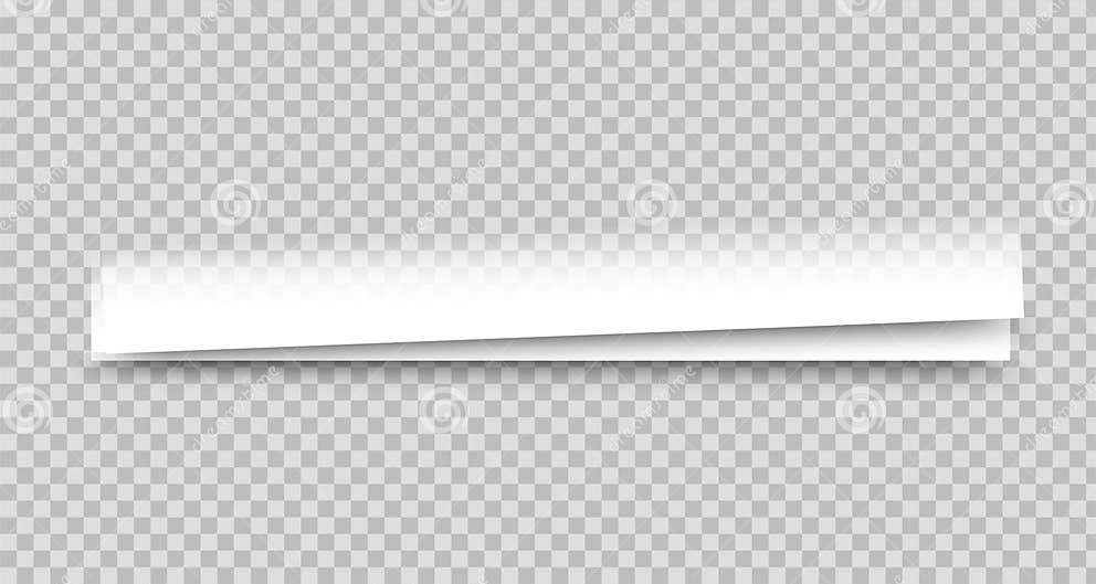 Empty White Banners with Shadow. Paper Blurb Banner. Web Vector Header ...