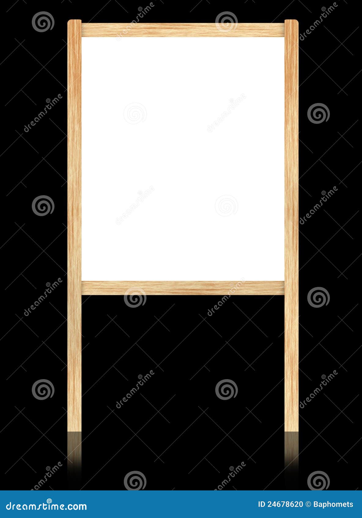Empty white board stock photo. Image of board, education - 24678620