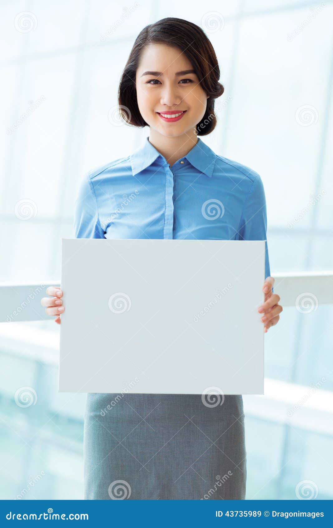 Empty white board stock image. Image of collar, manager - 43735989