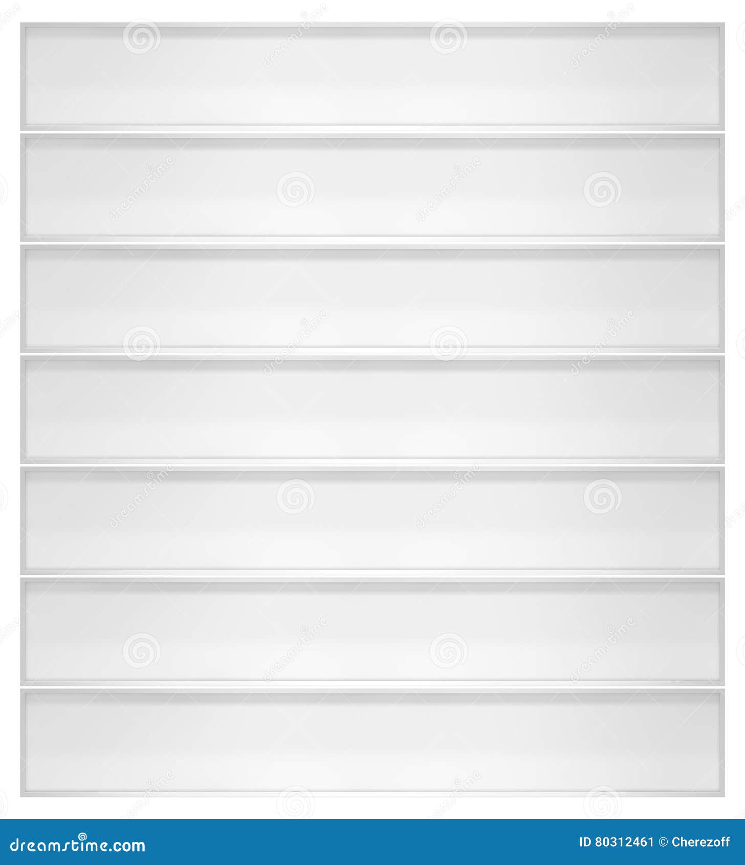 Empty white bookshelf stock image. Image of composition - 80312461