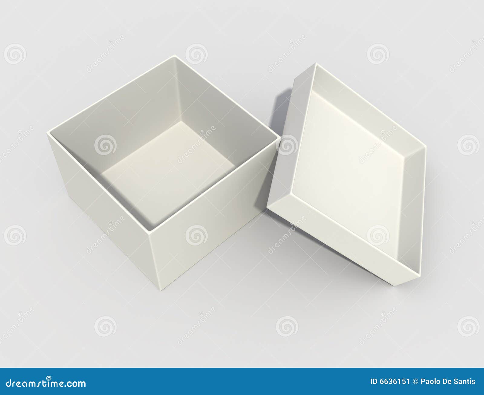 Empty white box stock illustration. Illustration of isolated - 6636151