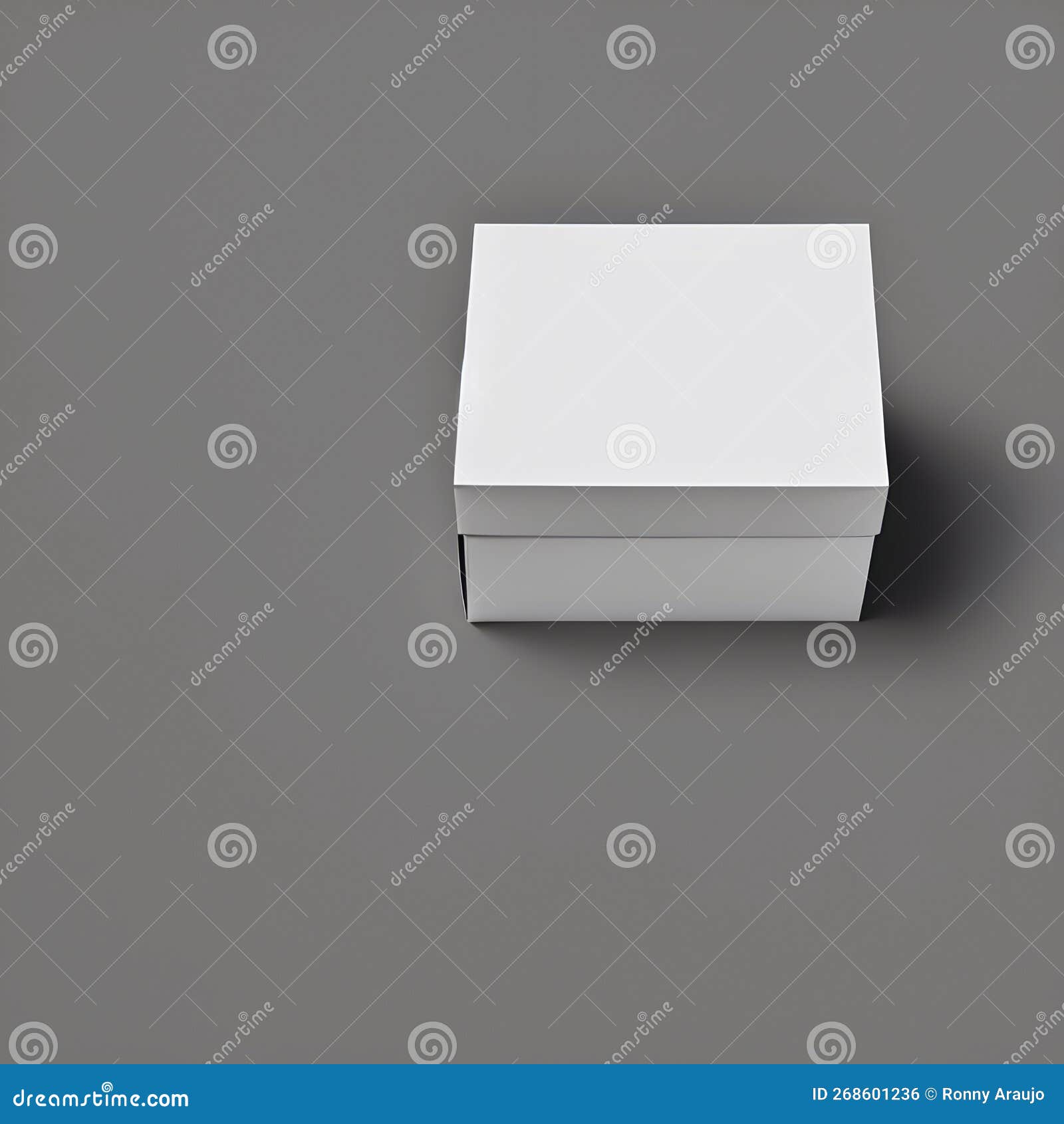 Blank white box stock photo. Image of minimalist, empty - 268601236