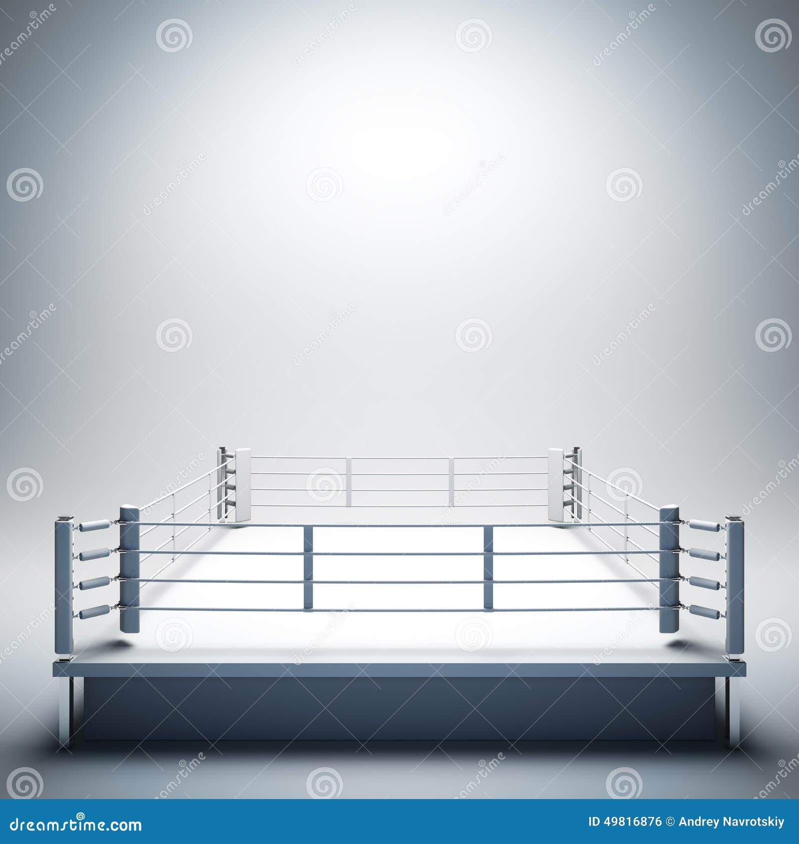 White Boxing Glove Isolated On White Background 3d Rendering Stock ...