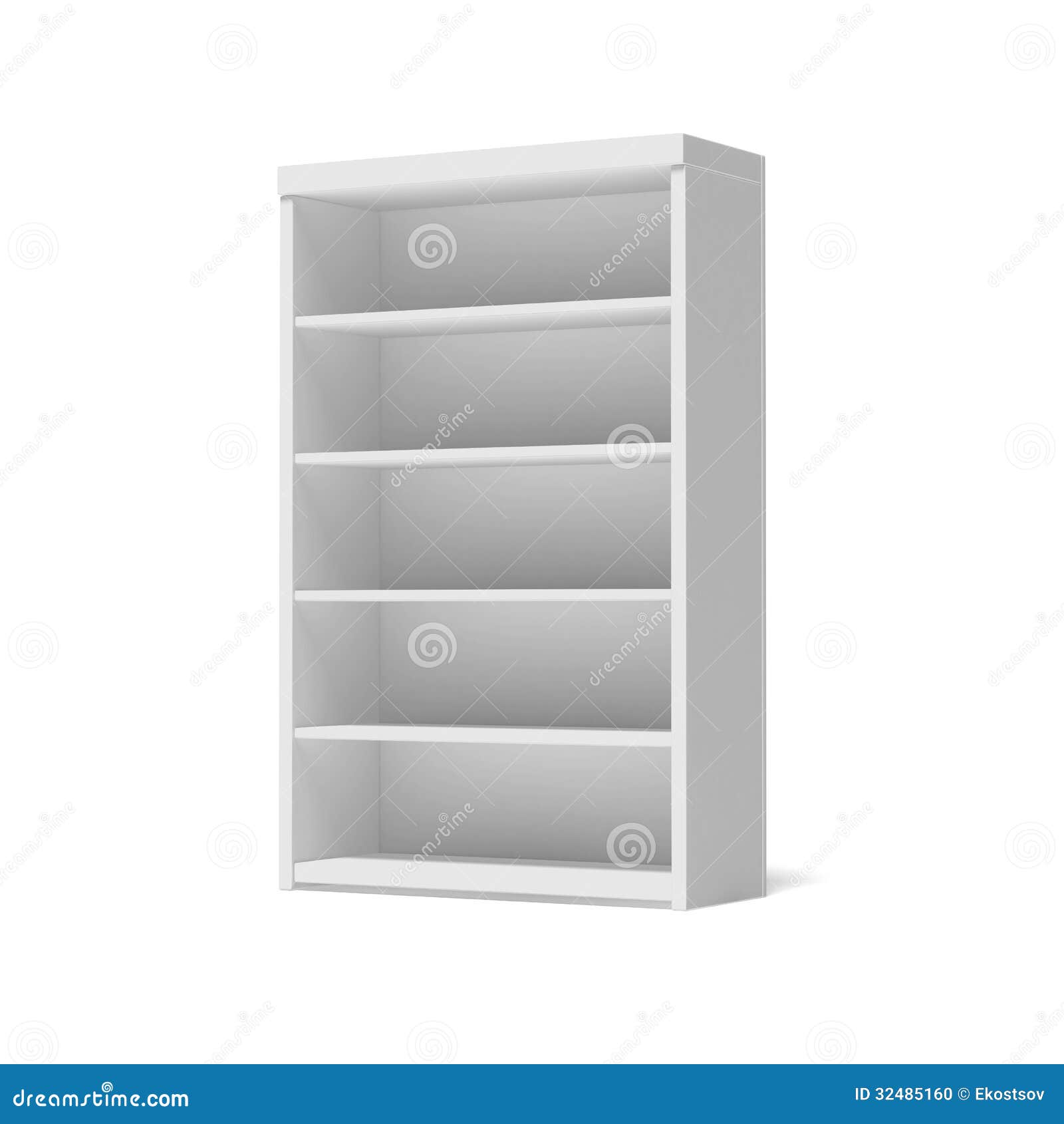 Empty white cabinet stock illustration. Illustration of indoor - 32485160