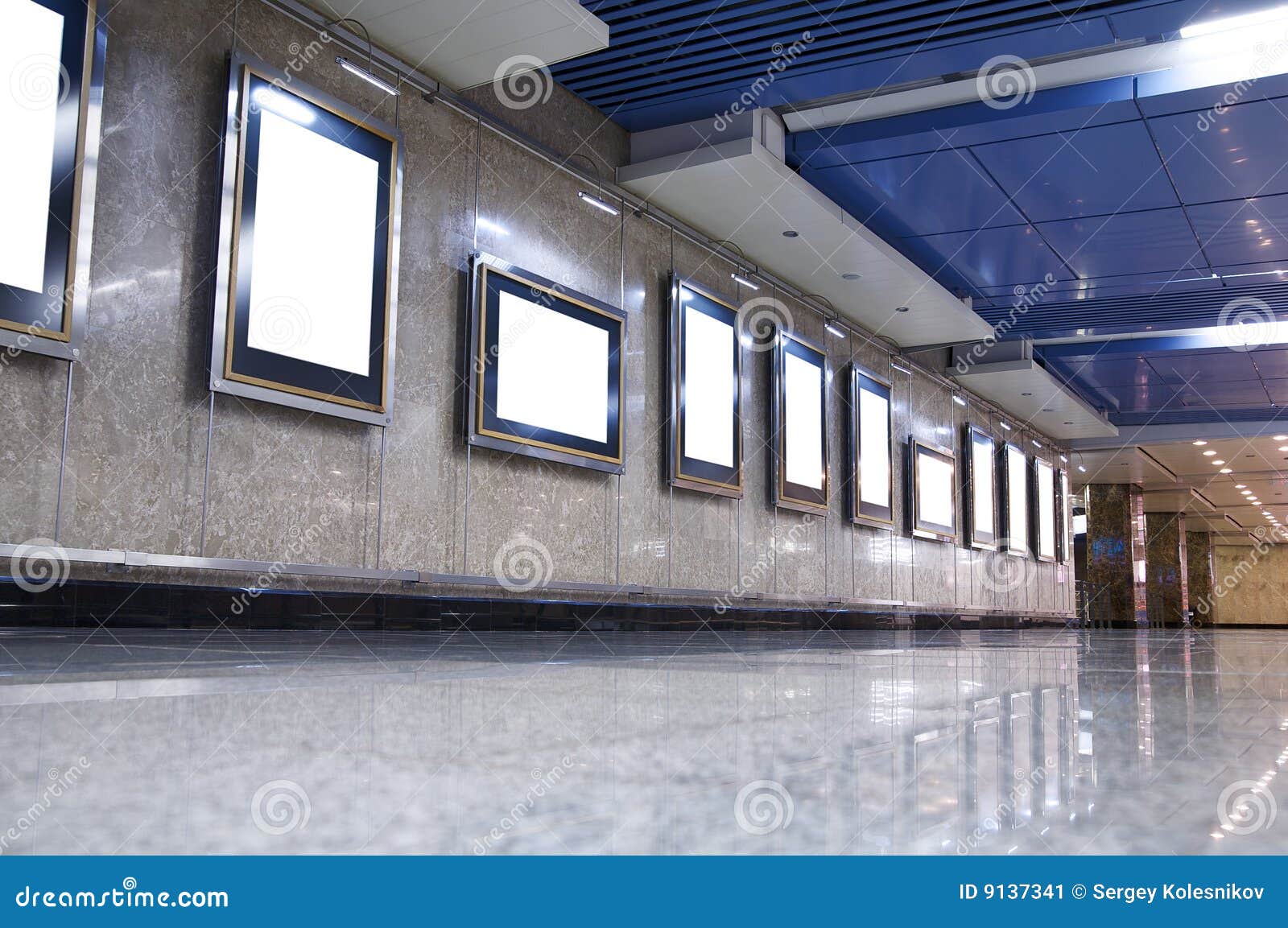 Empty white canvas frames stock image. Image of frame - 9137341