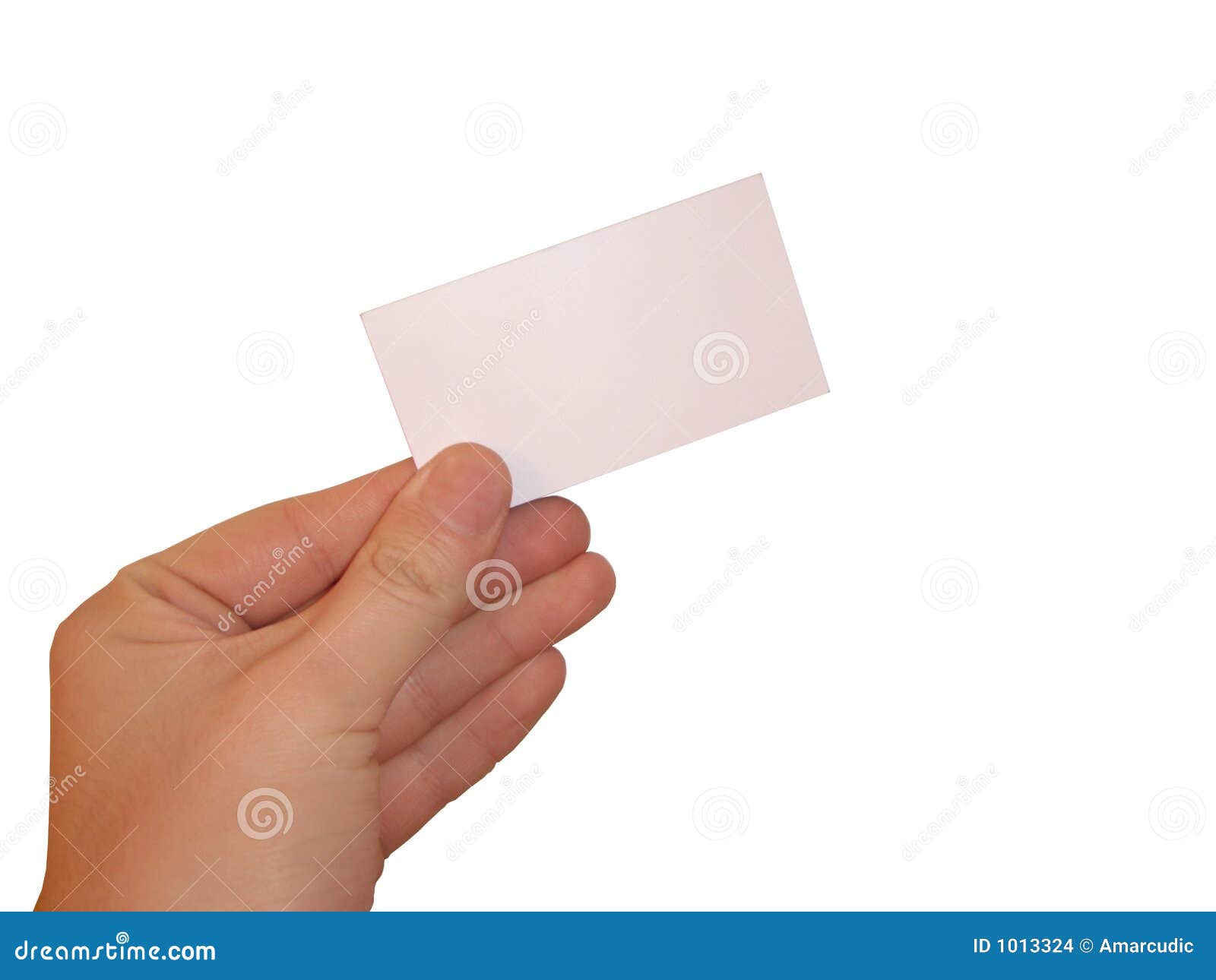Empty white card stock photo. Image of isolated, office - 1013324