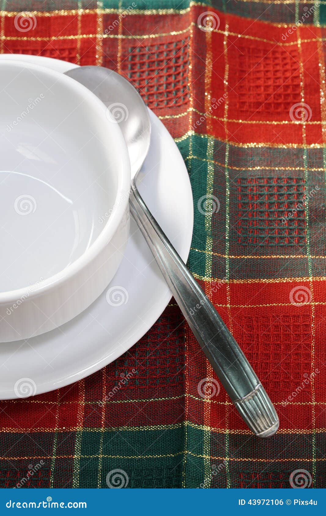 Empty White Ceramic Soup Bowl Stock Photo - Image of settings, fresh ...