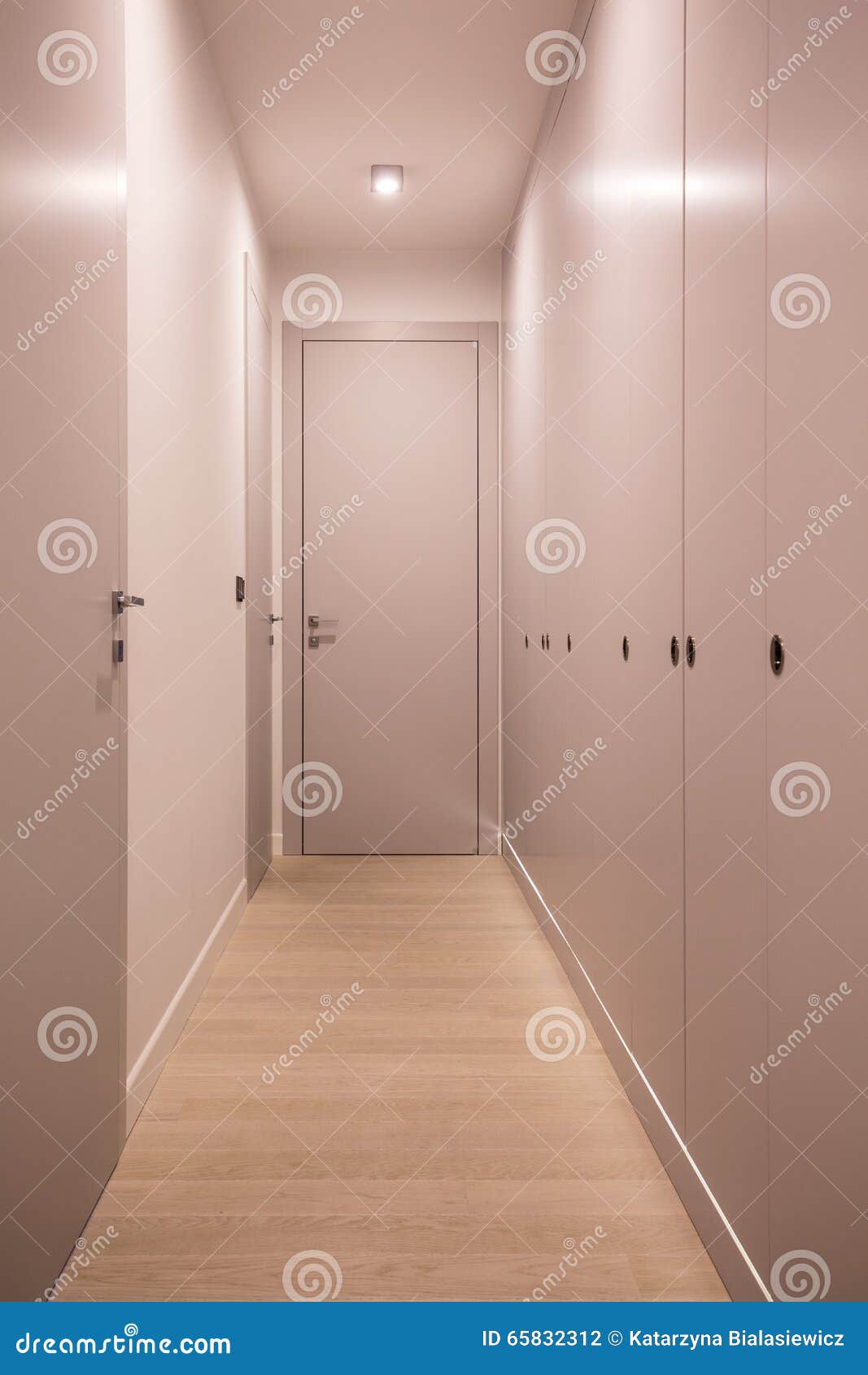Empty and white hall stock photo. Image of hallway, decoration - 65832312