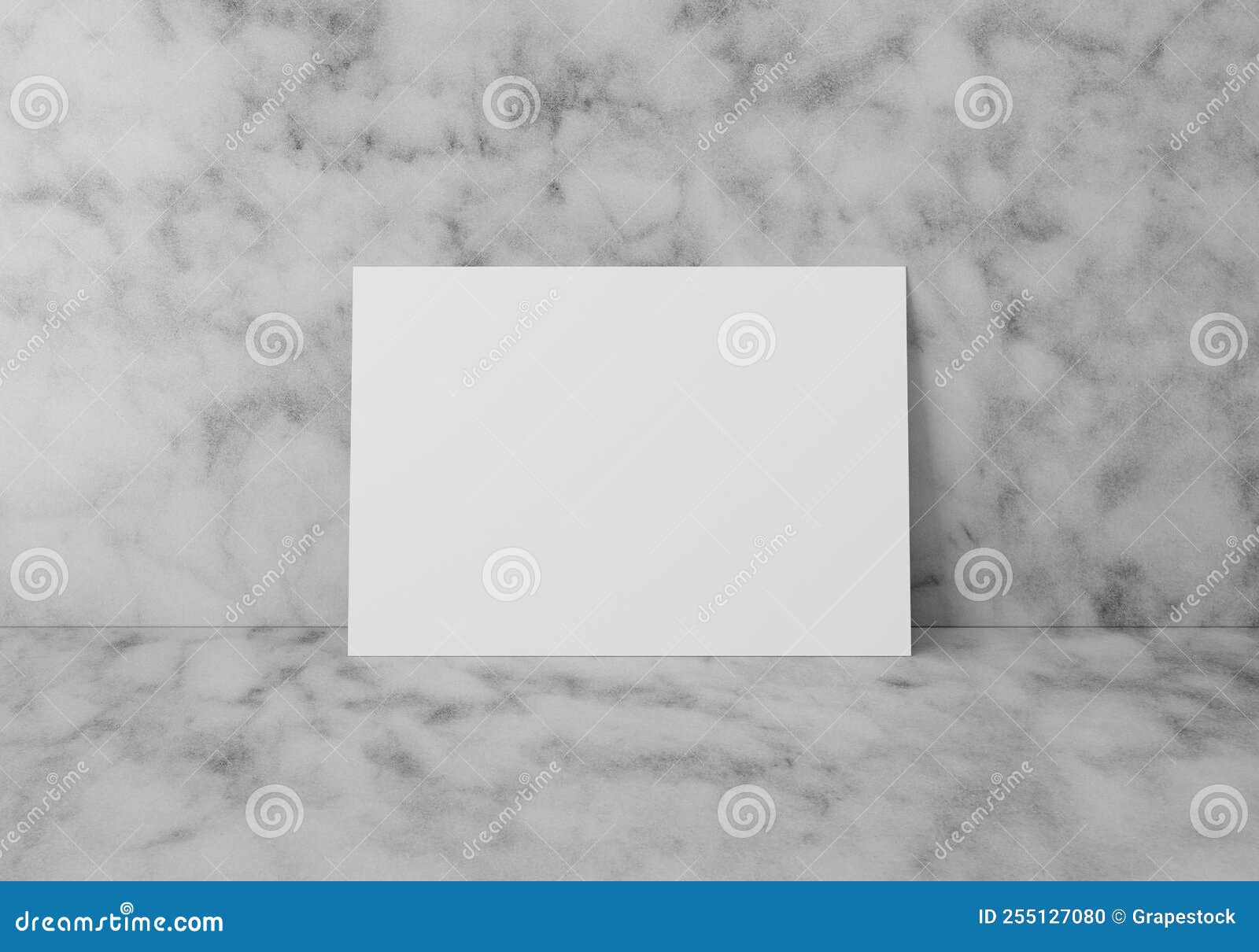 Empty White Horizontal Rectangle A4 Paper Sheet Stock Illustration ...