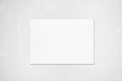 Empty White Horizontal Rectangle Poster Mockup Stock Image - Image of ...