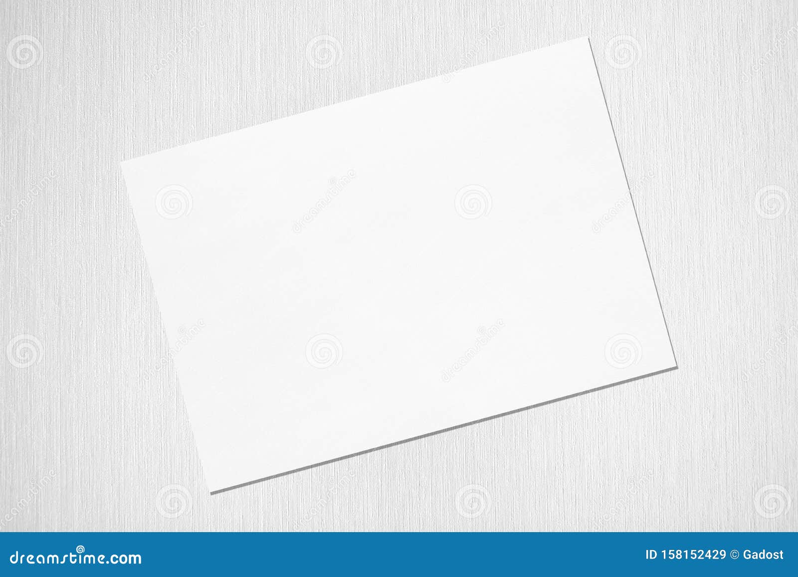 Empty White Horizontal Rectangle Poster Mockup Lying Diagonally on Grey ...