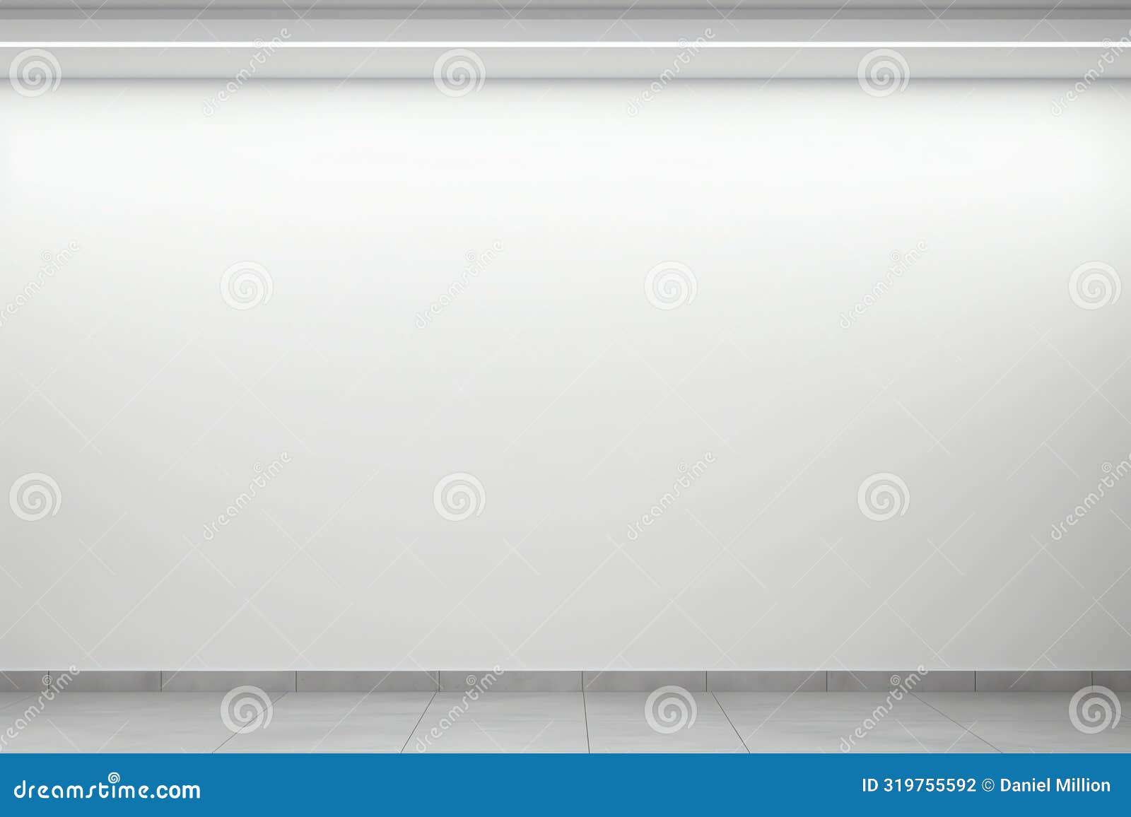 Empty White Light Office Wall For Logo Royalty-Free Stock Image ...