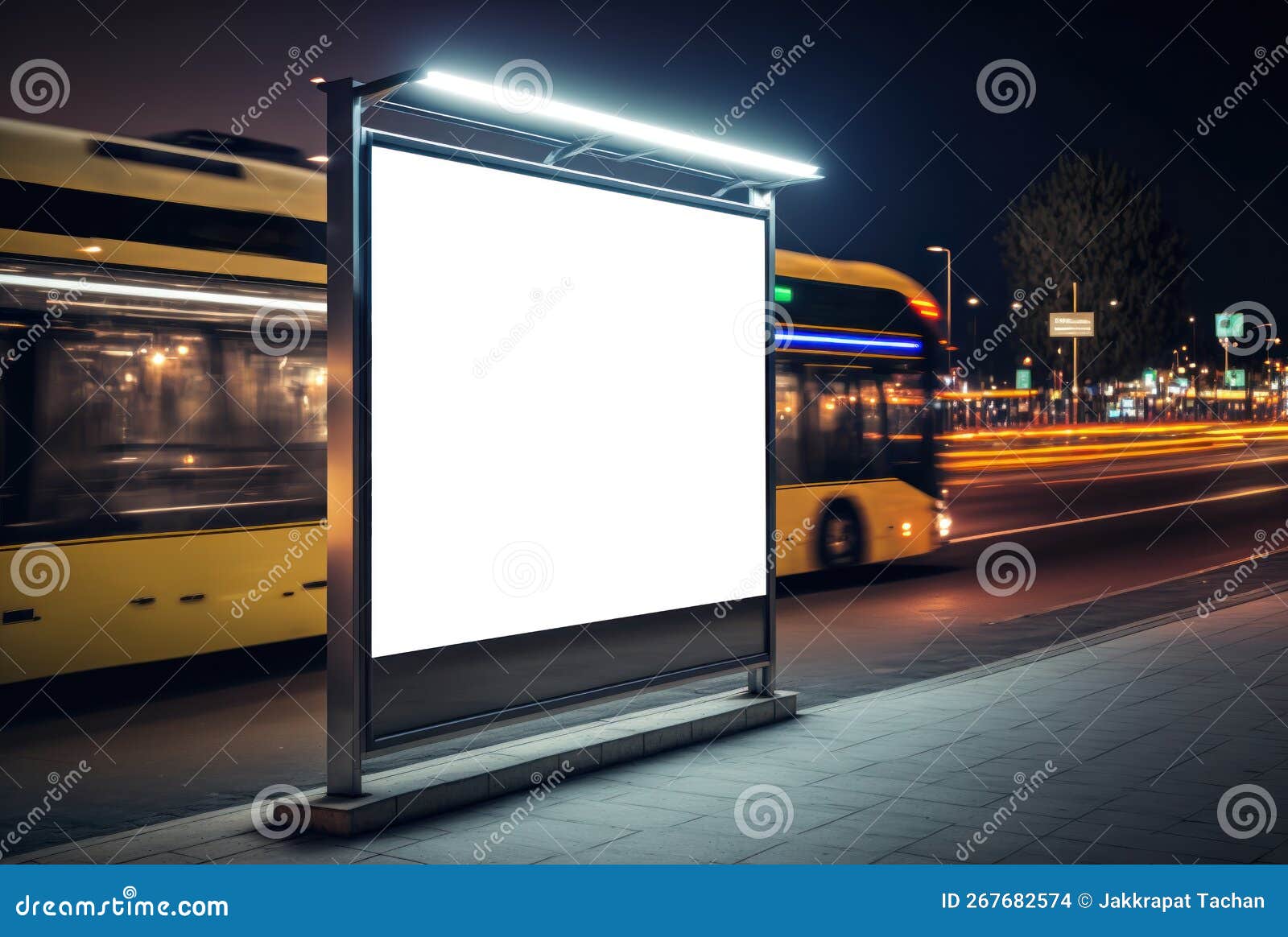 Vertical Light Box Signage On Brick Wall Royalty-Free Stock Photo ...