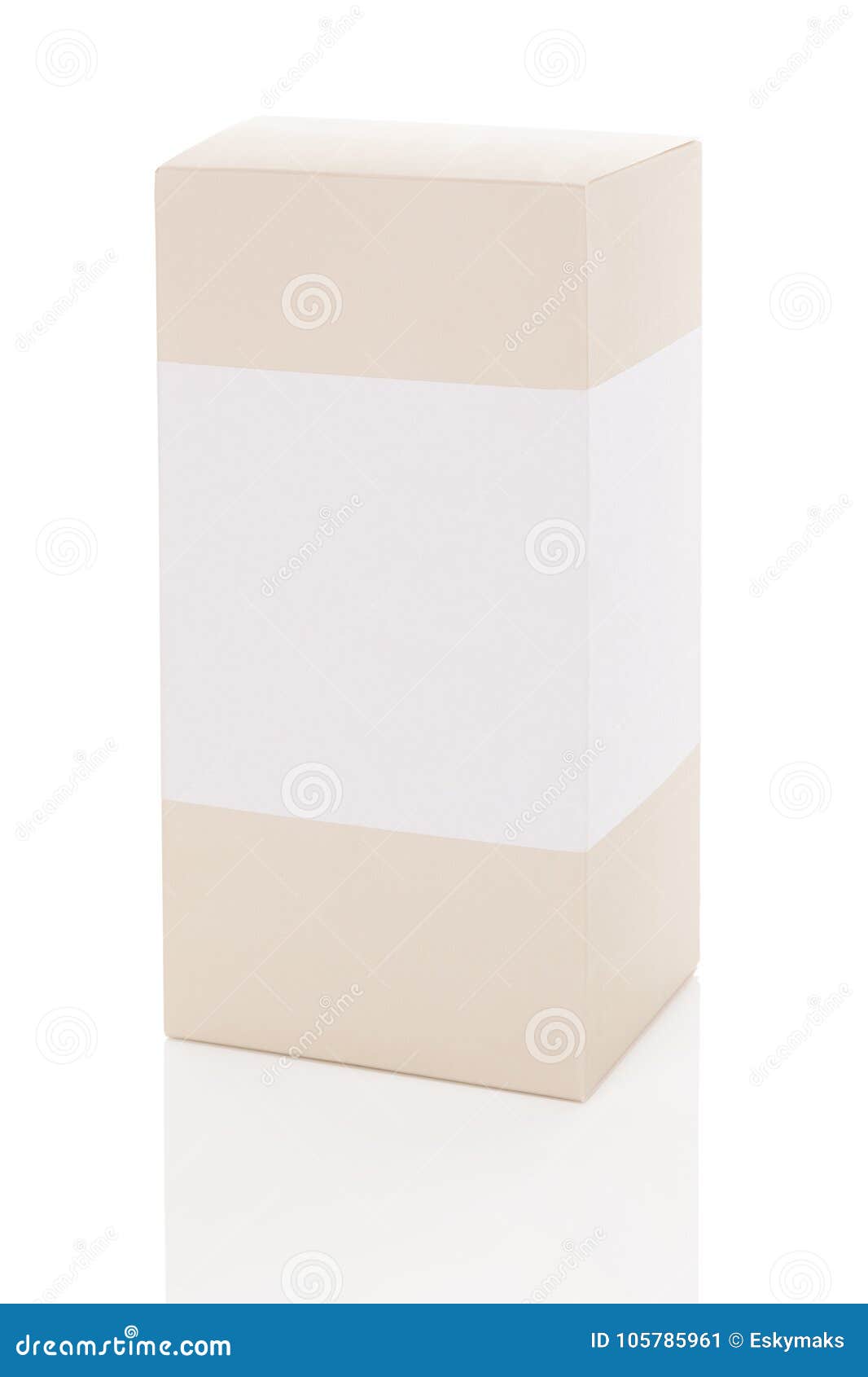 Empty White Package Box stock image. Image of packaging - 105785961