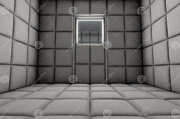 Empty Padded Cell stock illustration. Illustration of crazy - 124476310