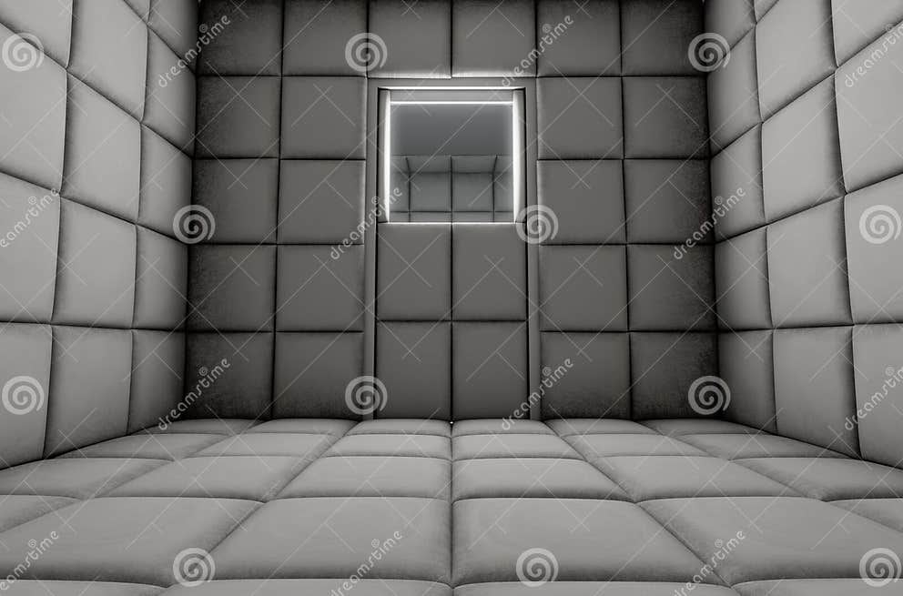 Empty Padded Cell stock illustration. Illustration of crazy - 124476310