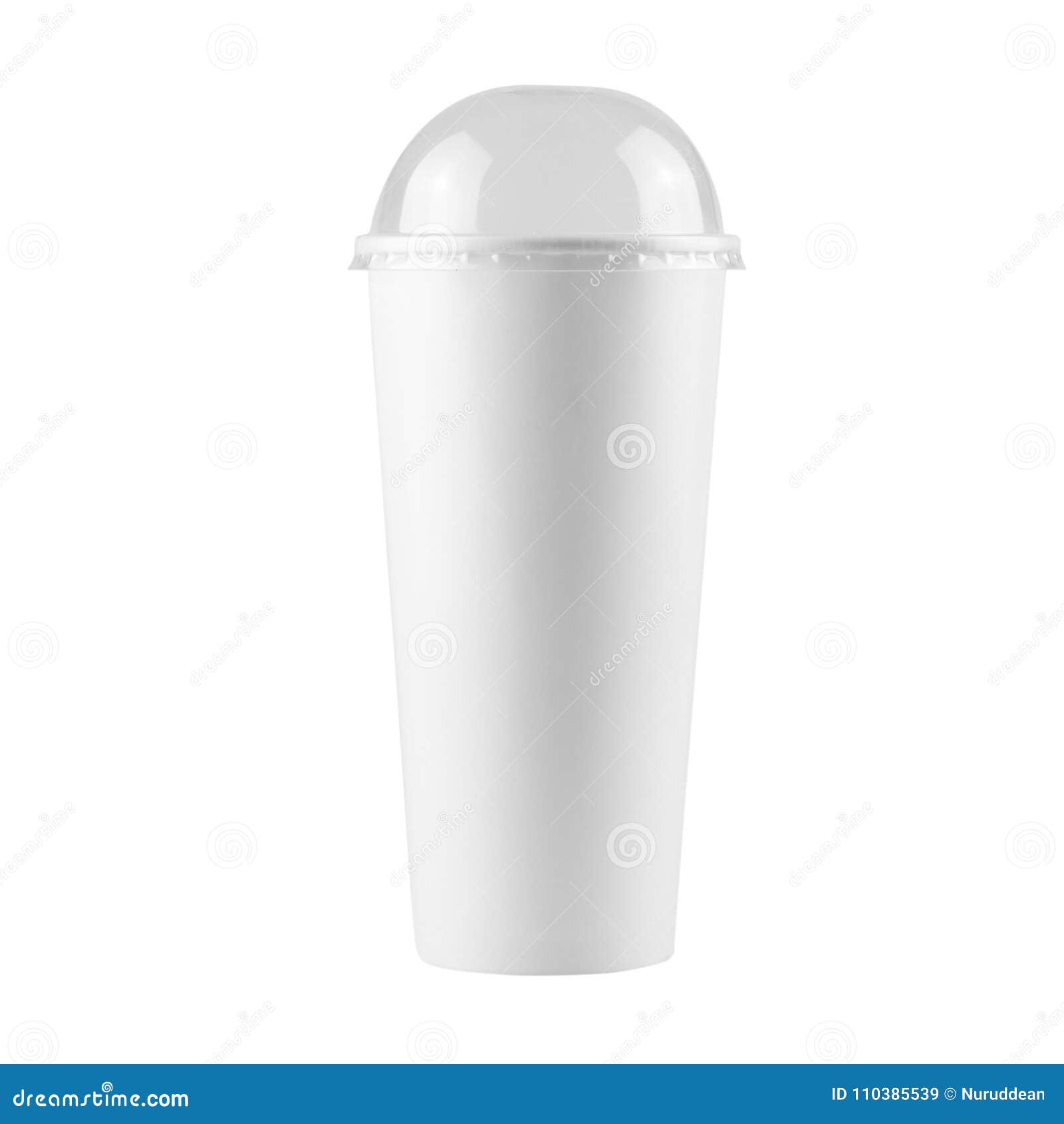 Empty White Paper Cup Isolated on White Background Stock Image - Image ...