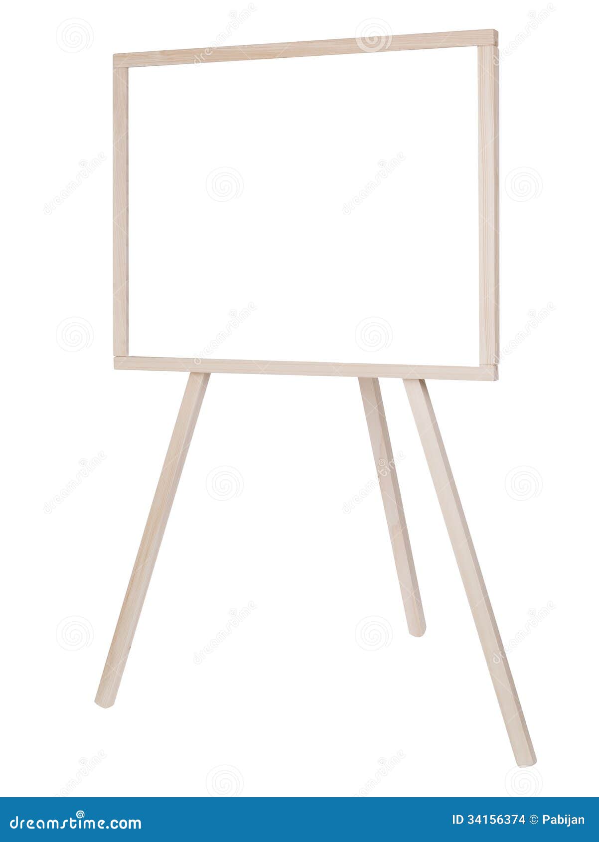 Empty White Presentation Board (magnetic Board) Stock Photo - Image of ...
