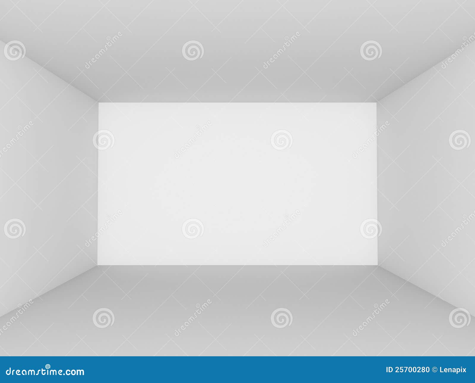 Empty white room stock illustration. Illustration of background - 25700280