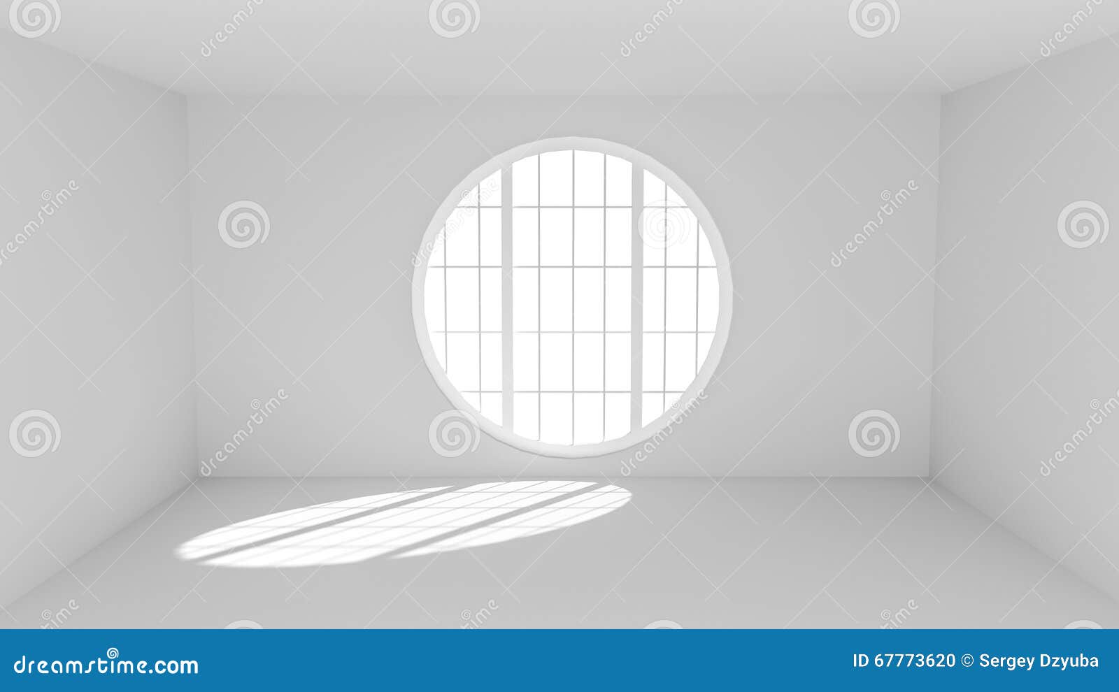 3d Round Window In Wall Royalty-Free Stock Photography | CartoonDealer ...