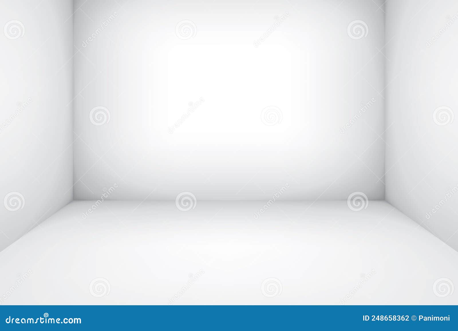 Empty White Room. the Inner Space of the Box. Vector Design ...