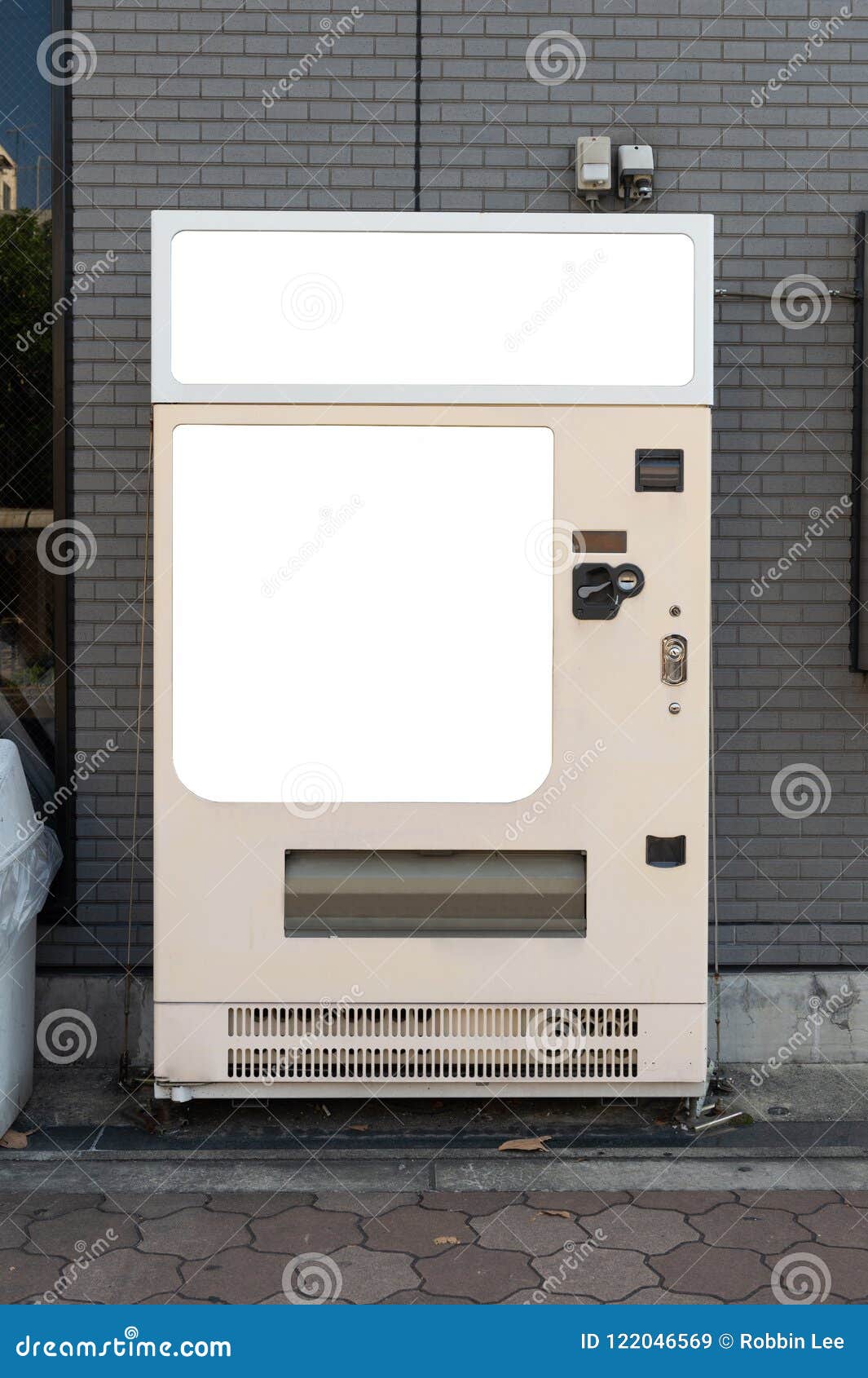 Empty White Shelves of Vending Machine Stock Image - Image of chocolate ...