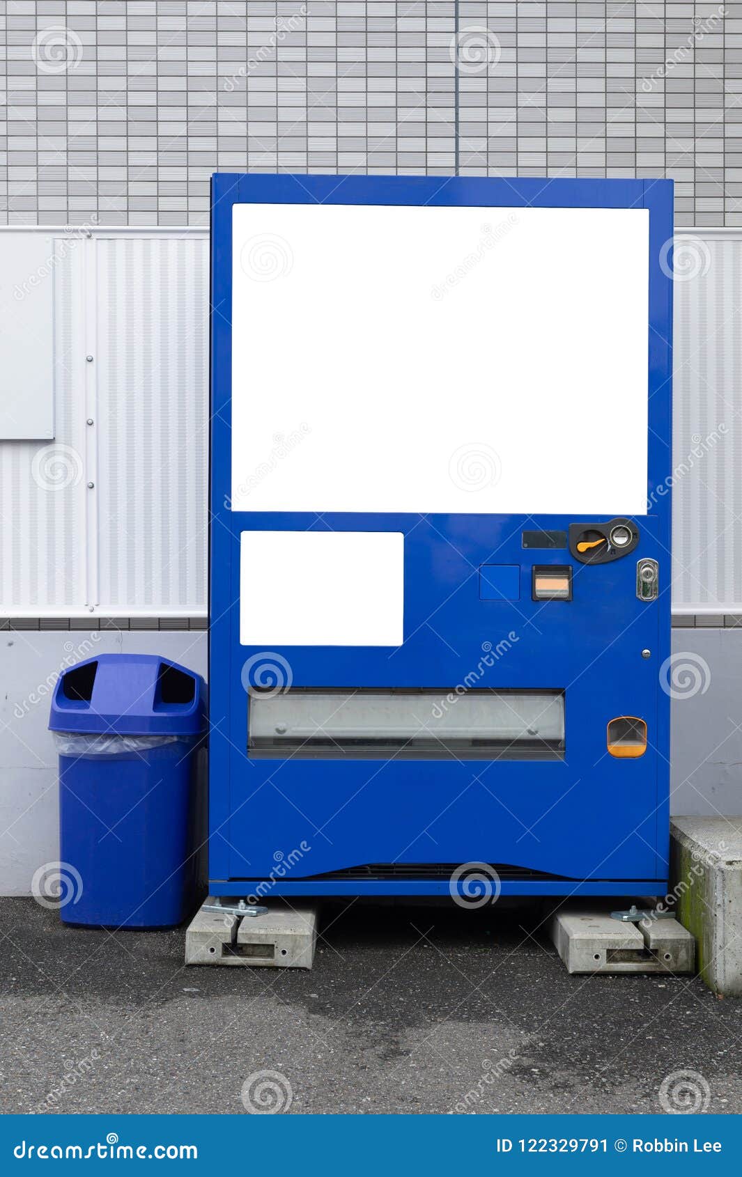 Empty White Shelves of Vending Machine Stock Image - Image of bottle ...