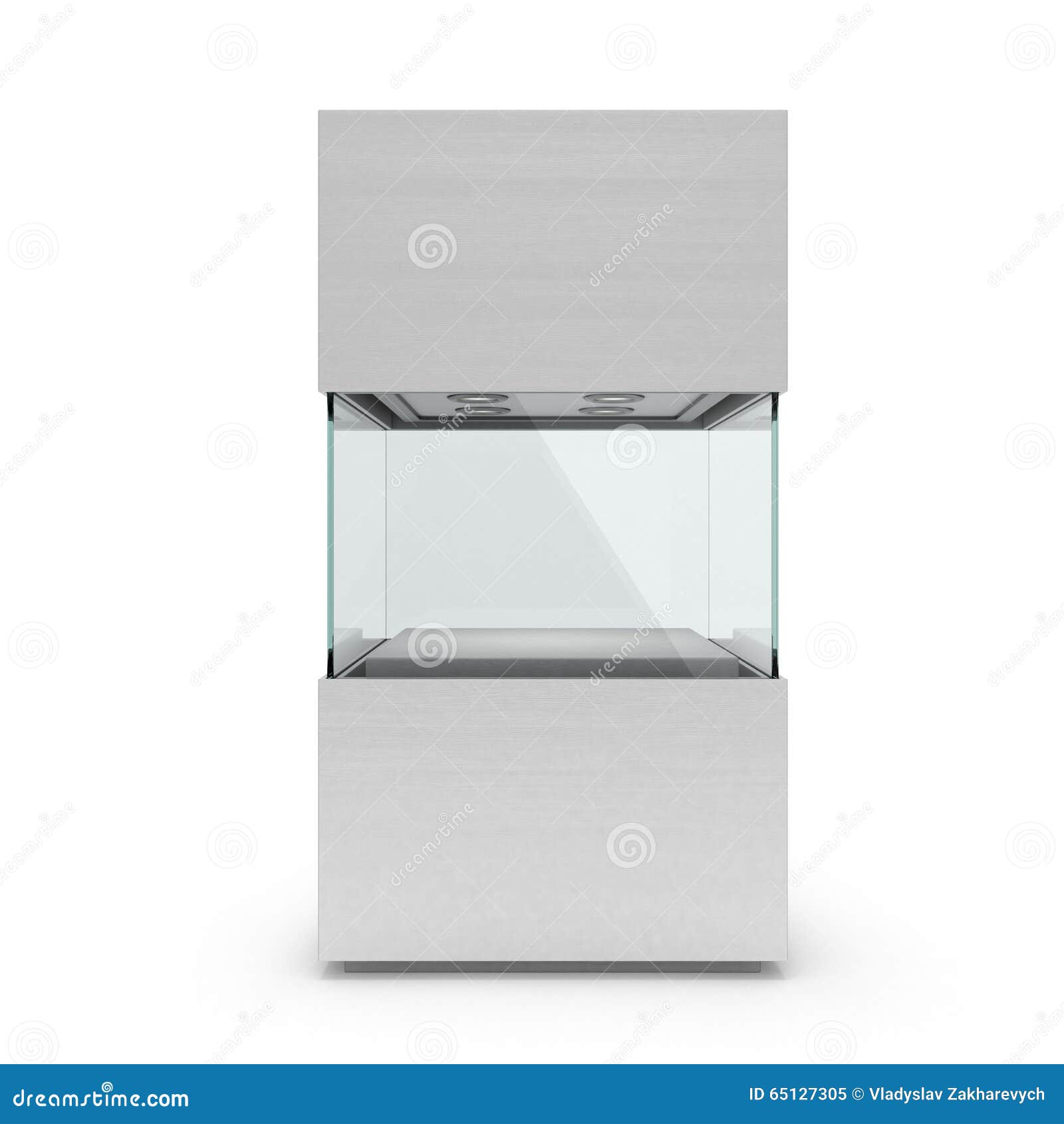 White Showcase Podium Or Product Display On White Background With ...