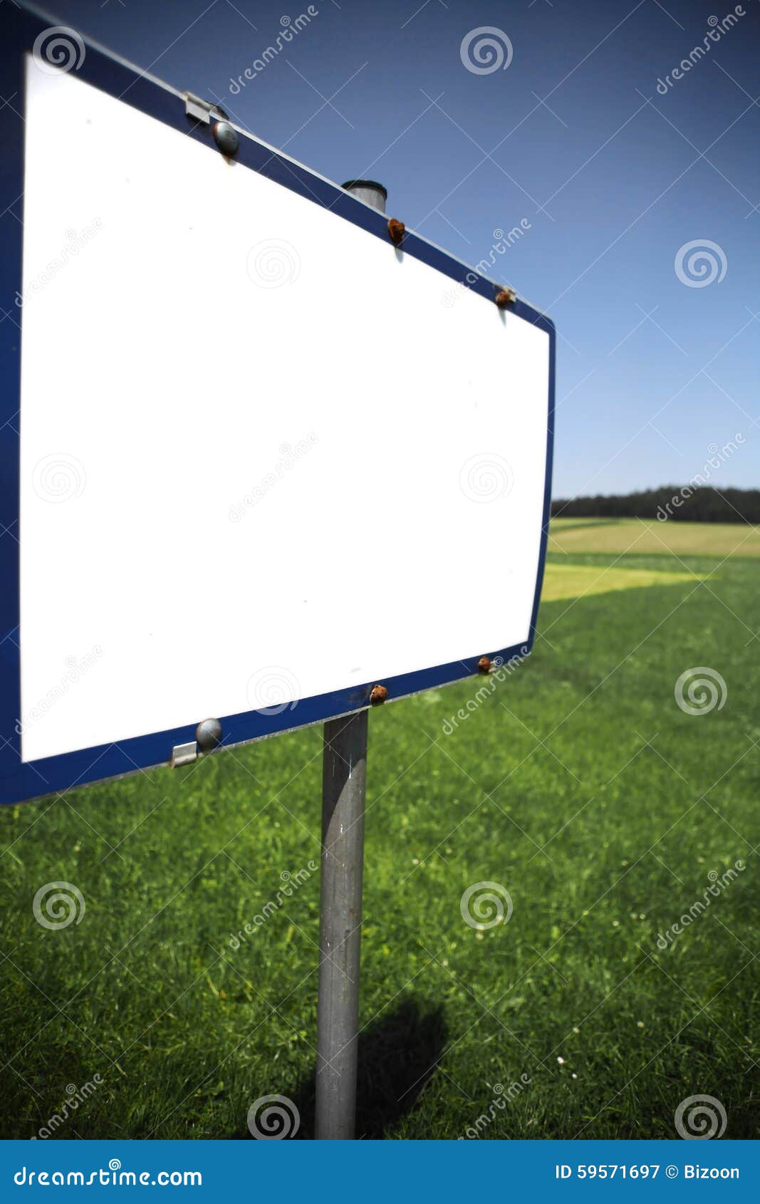 Empty white sign stock image. Image of city, entrance - 59571697