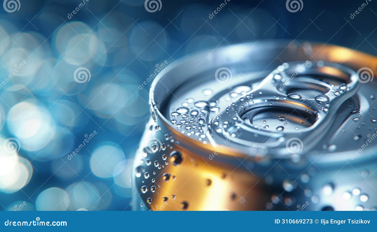 Drink Aluminum Can 330 Ml Isolated On White Background Realistic Mockup ...