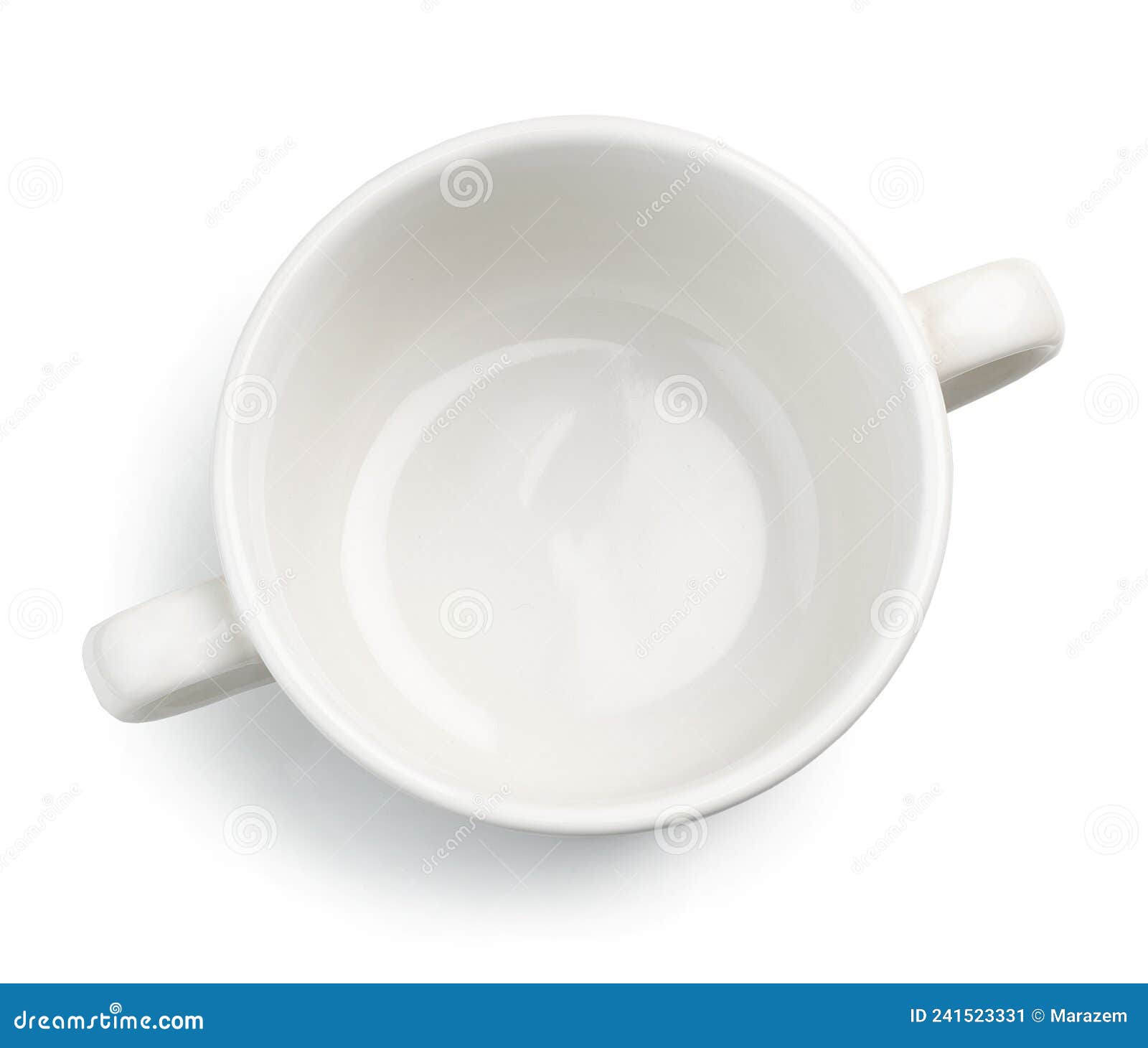 Empty white soup bowl stock image. Image of clean, equipment - 241523331