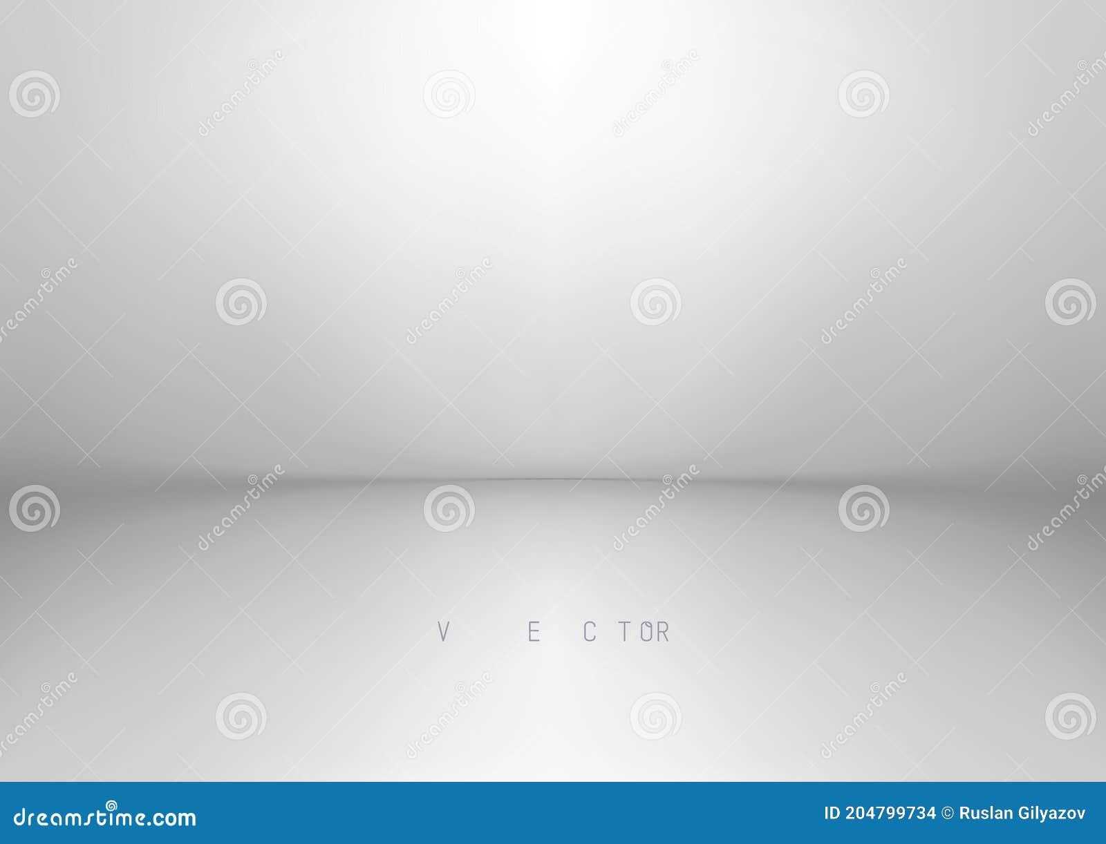 Empty White Studio Backdrop. Vector EPS 10 Stock Vector - Illustration ...
