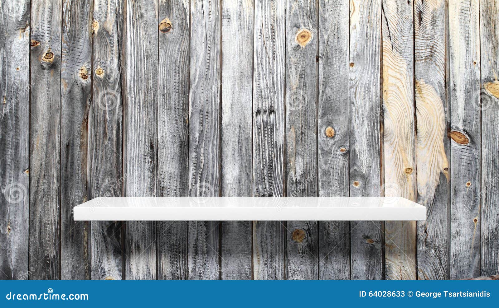 Empty white wall shelf stock illustration. Illustration of show - 64028633