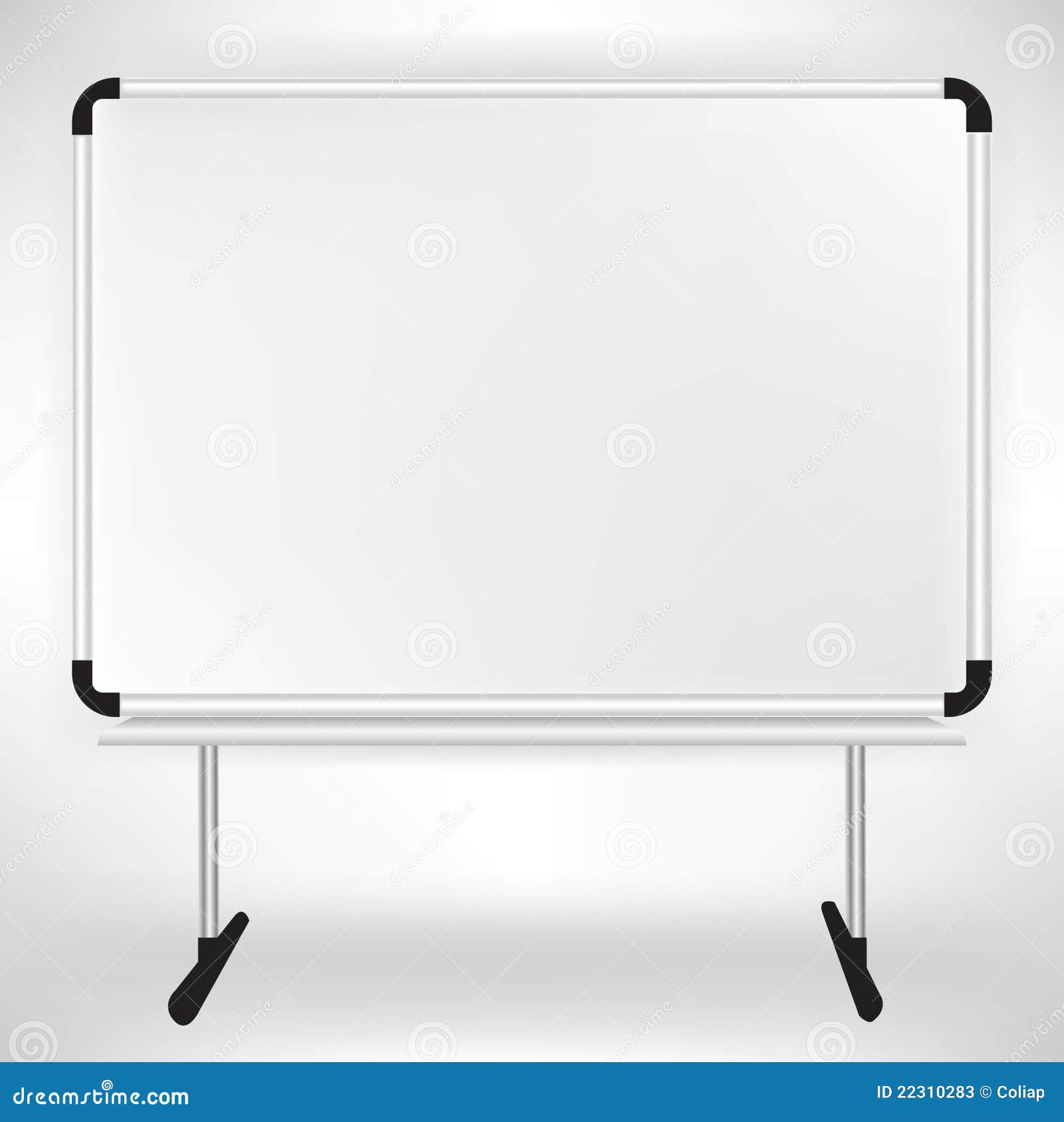 Empty Whiteboard With Color Markers And Magnetic , Whiteboard ... Empty Whiteboard With Color Markers And Magnetic , Whiteboard ...