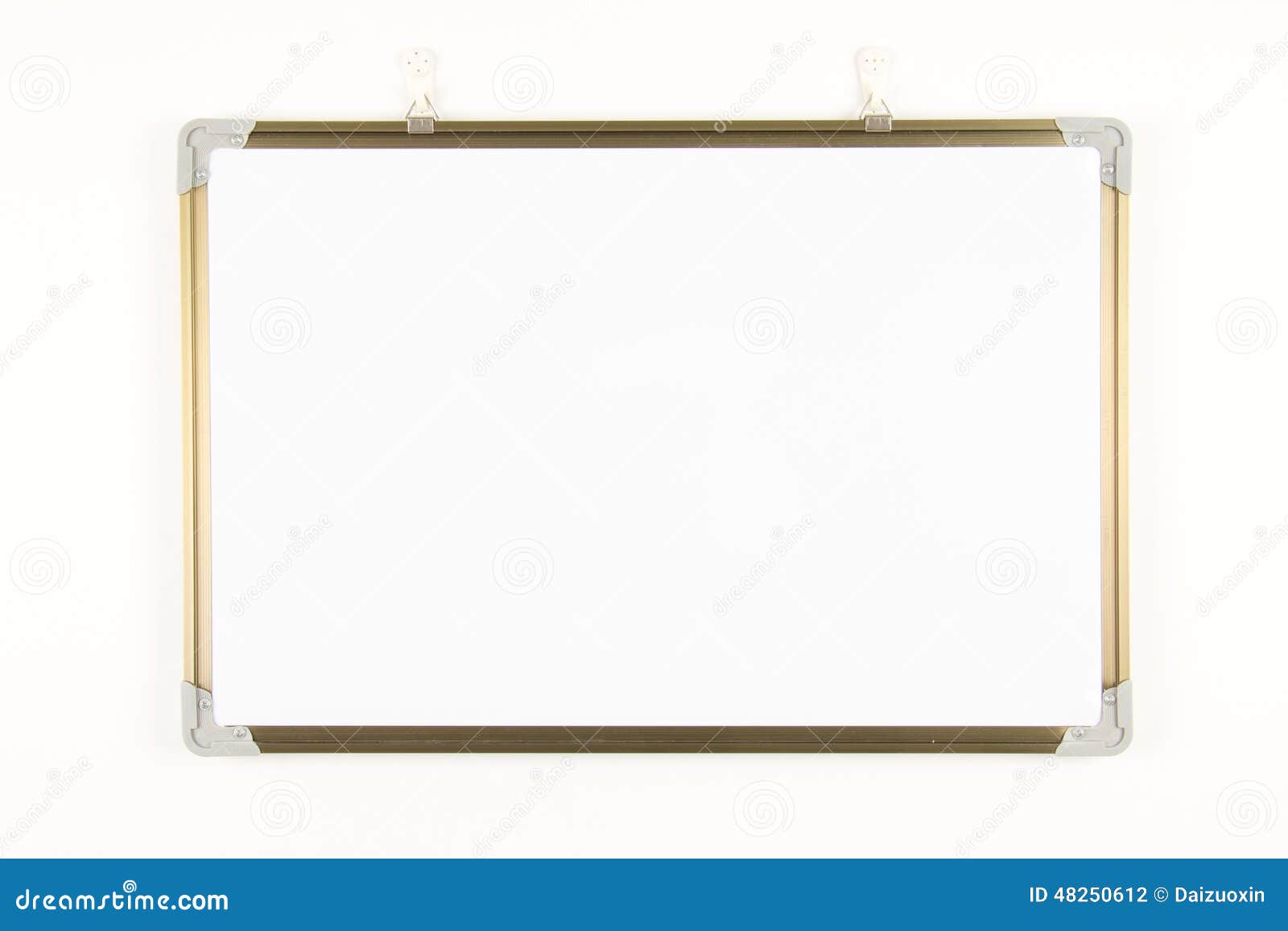 Empty whiteboard stock photo. Image of frame, lesson - 48250612