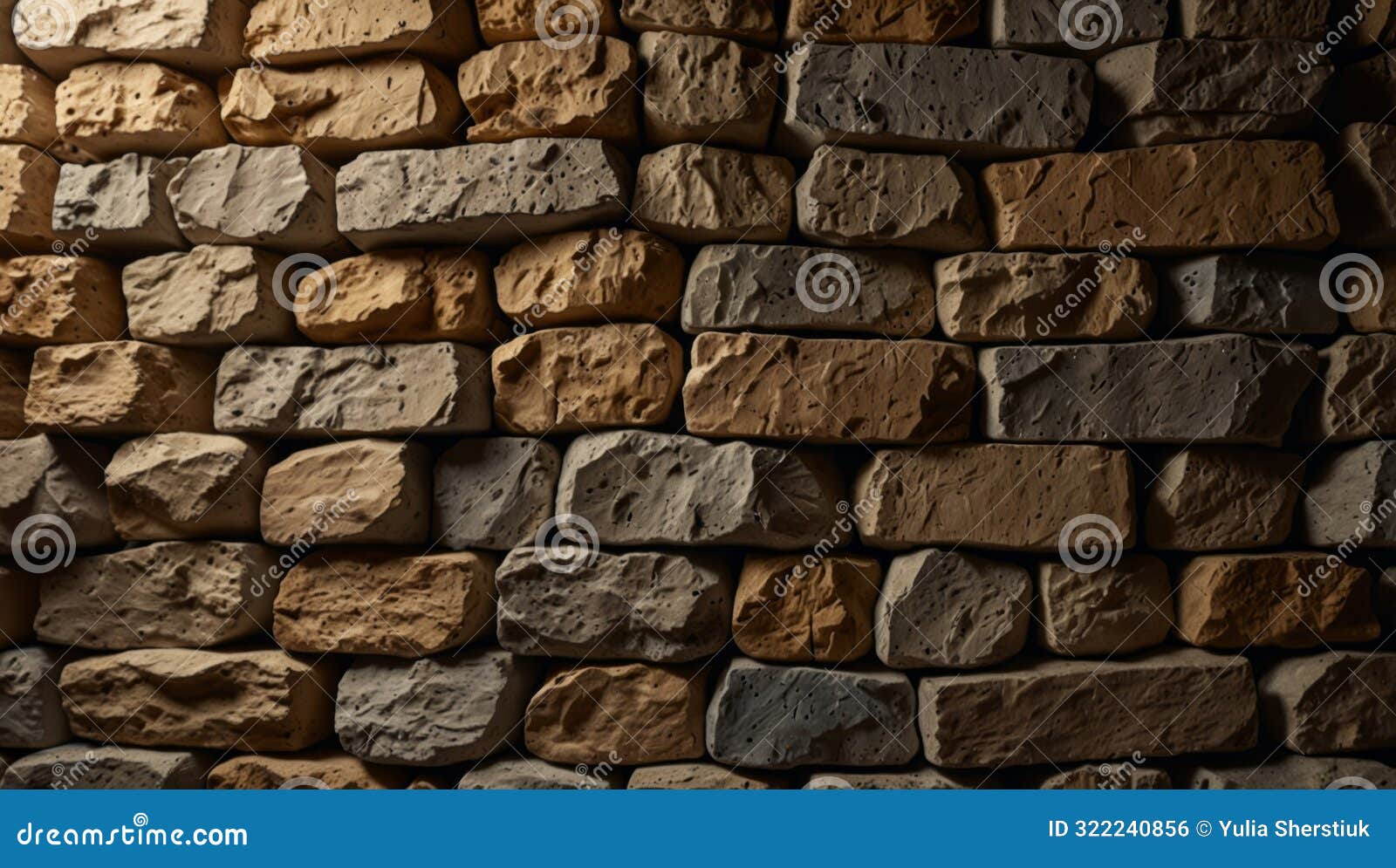 Empty Wild Stone Cladding Wall Background, Rustic Interior Design ...