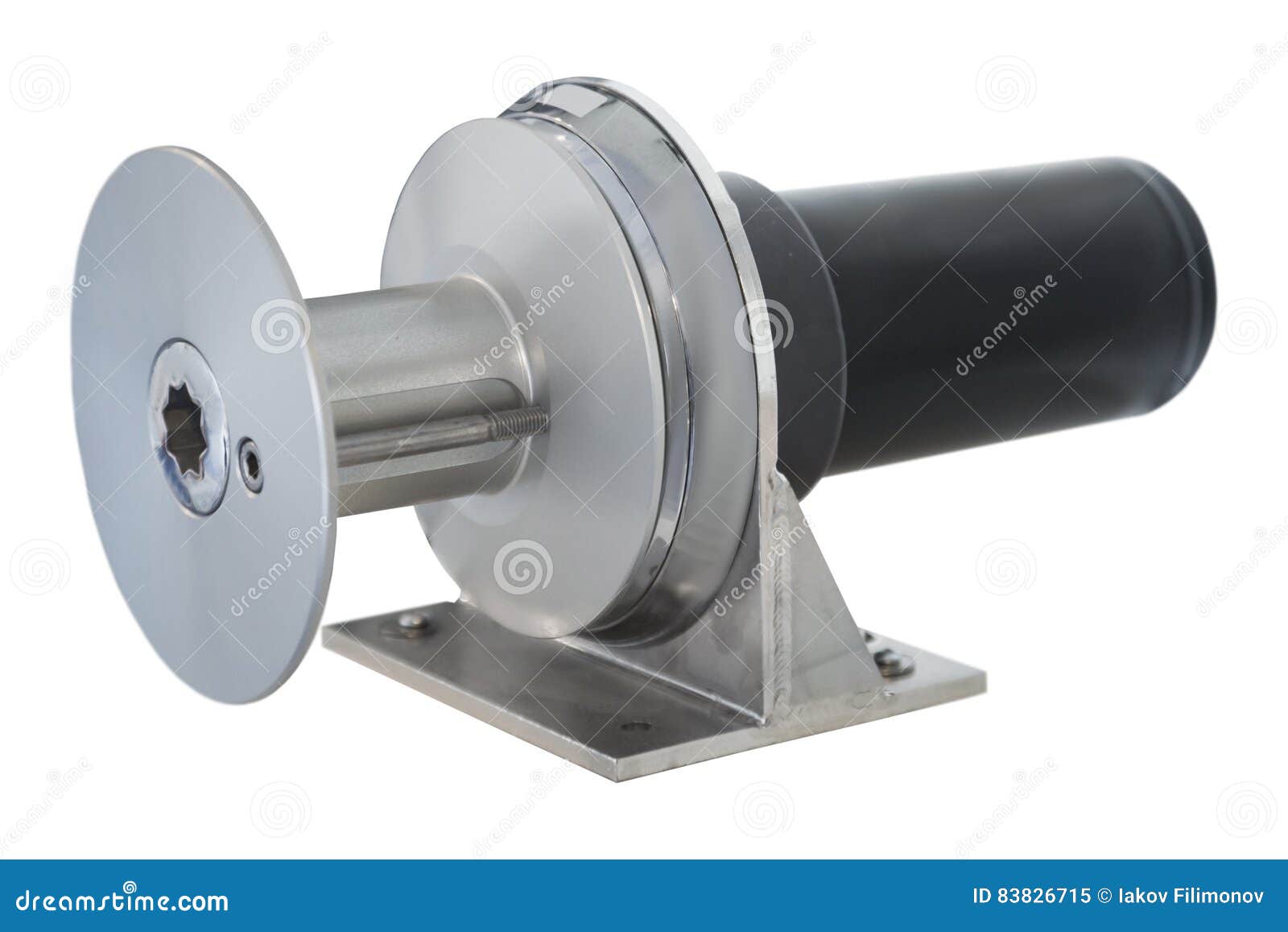 Big Winch Winding A Steel Cable Stock Image | CartoonDealer.com #20430799