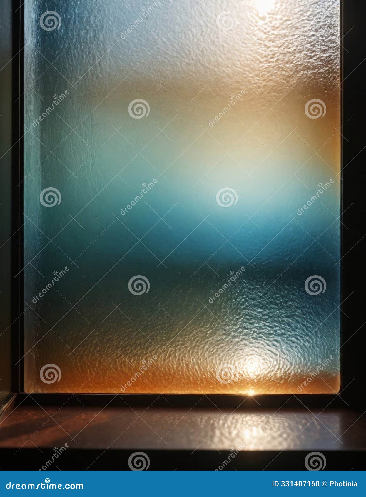 Empty Windowsill with Thick Glass Window Stock Illustration ...