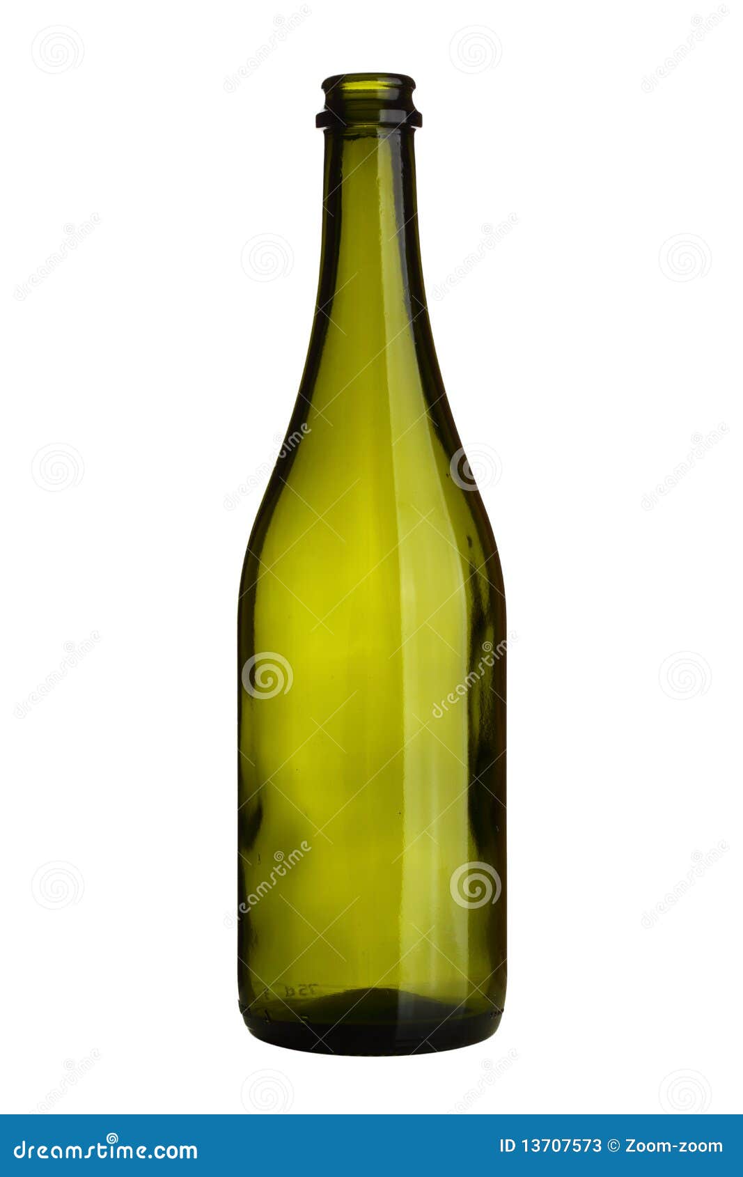 Empty wine bottle stock image. Image of copyspace, copy - 13707573