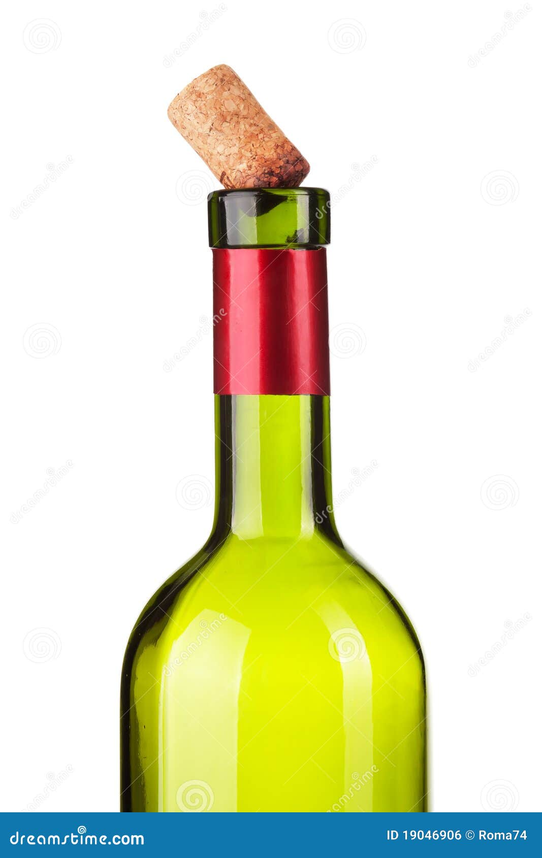 Empty wine bottle stock photo. Image of brand, opened - 19046906