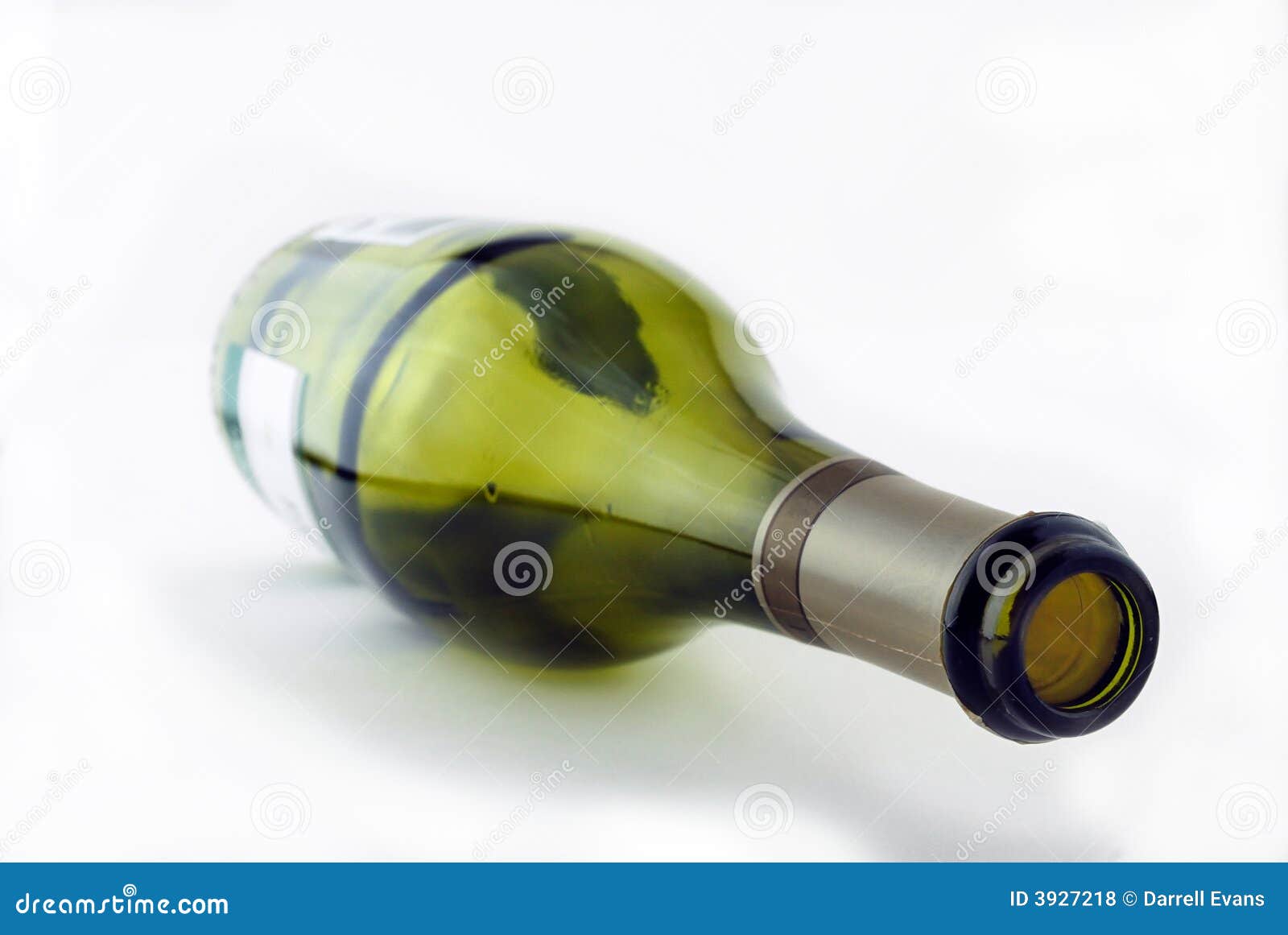 Empty Wine Bottle stock photo. Image of bottle, consumed - 3927218