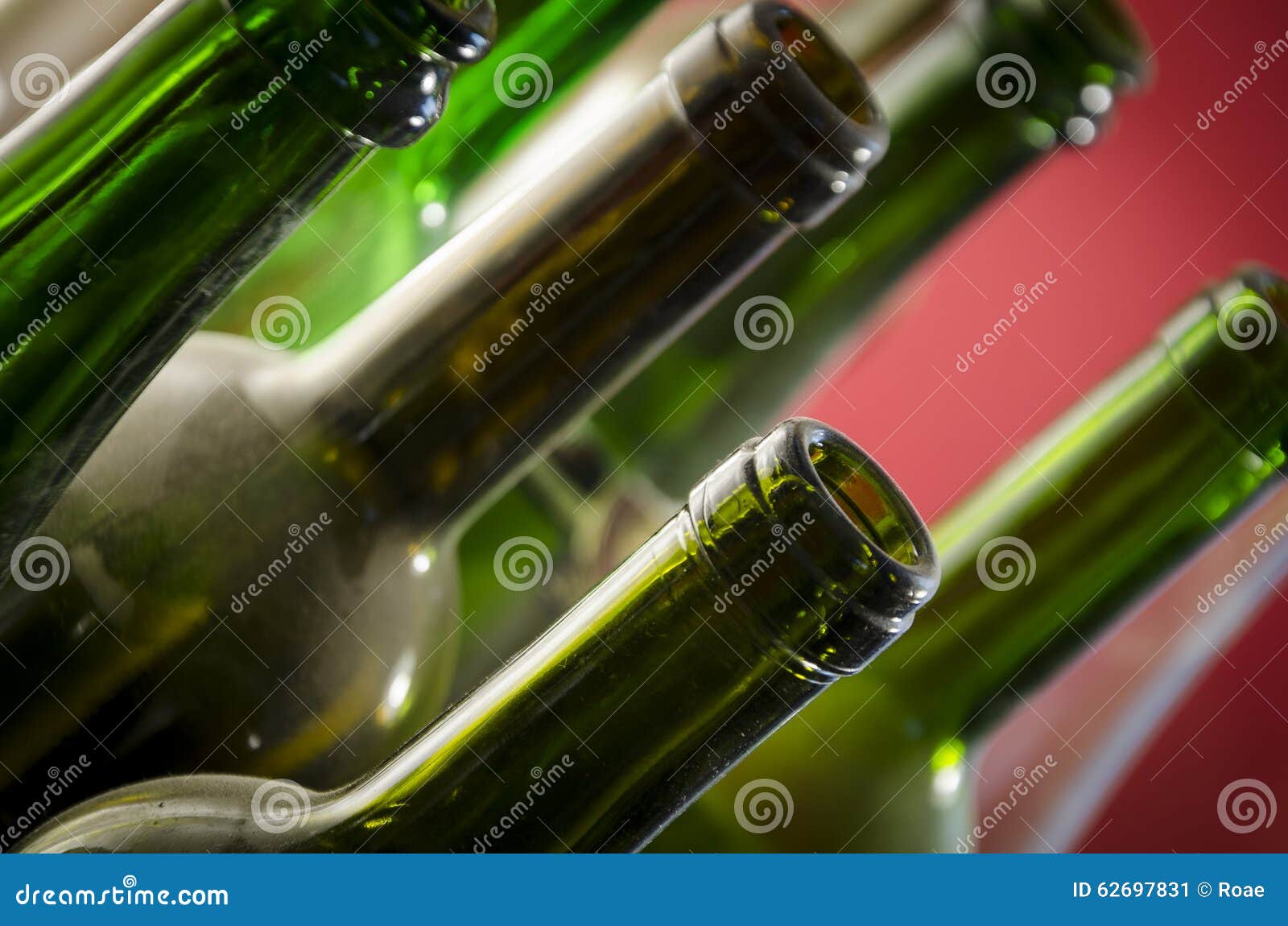 Empty wine bottles stock image. Image of food, cellar - 62697831