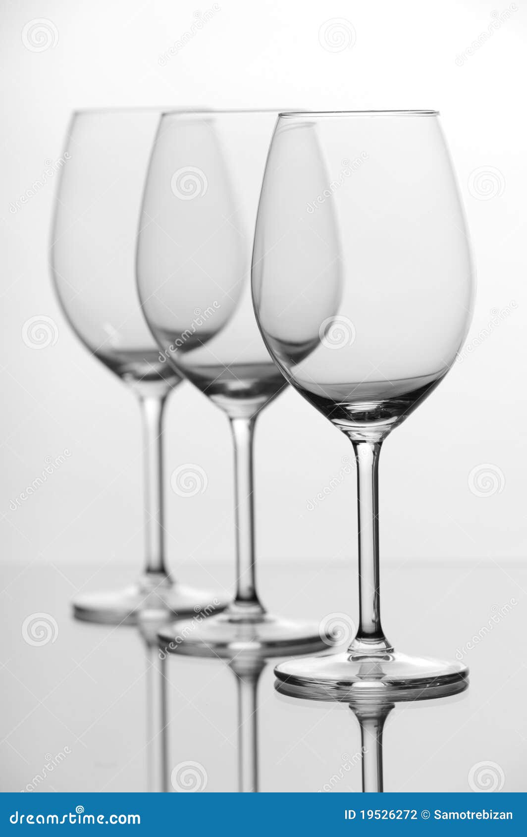 Empty wine glass stock photo. Image of glasses, transparent - 19526272