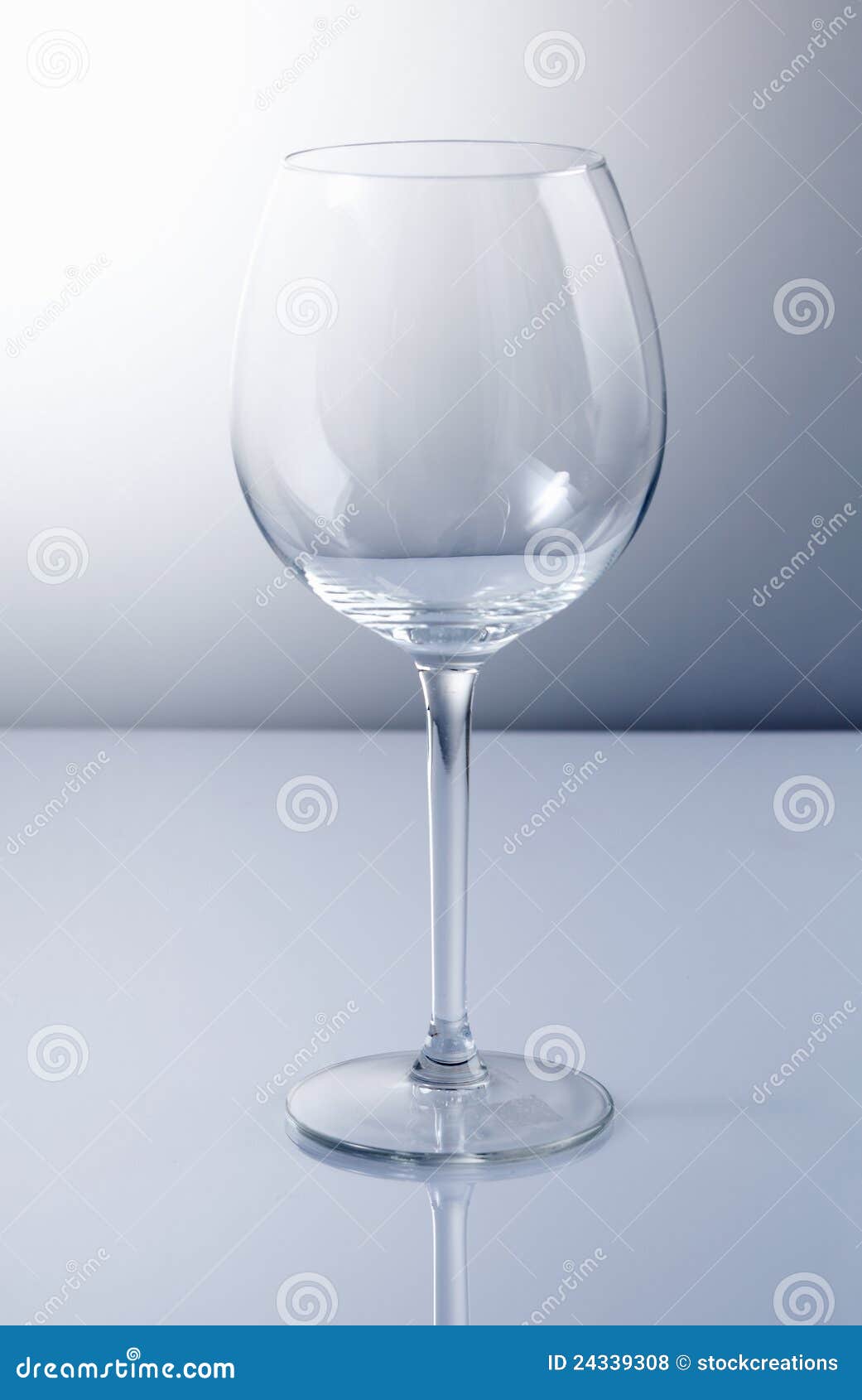 Empty wine glass stock photo. Image of reflex, food, clean - 24339308