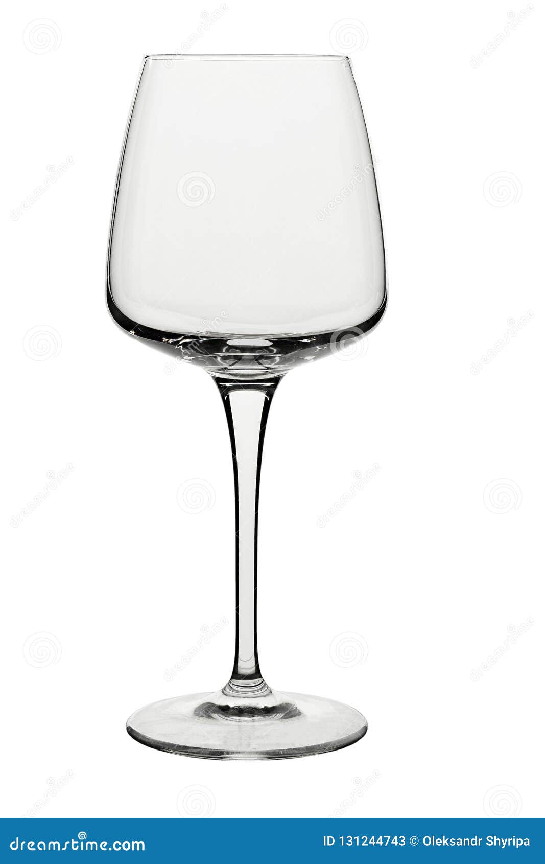 Empty wine glass stock image. Image of purity, concept - 131244743